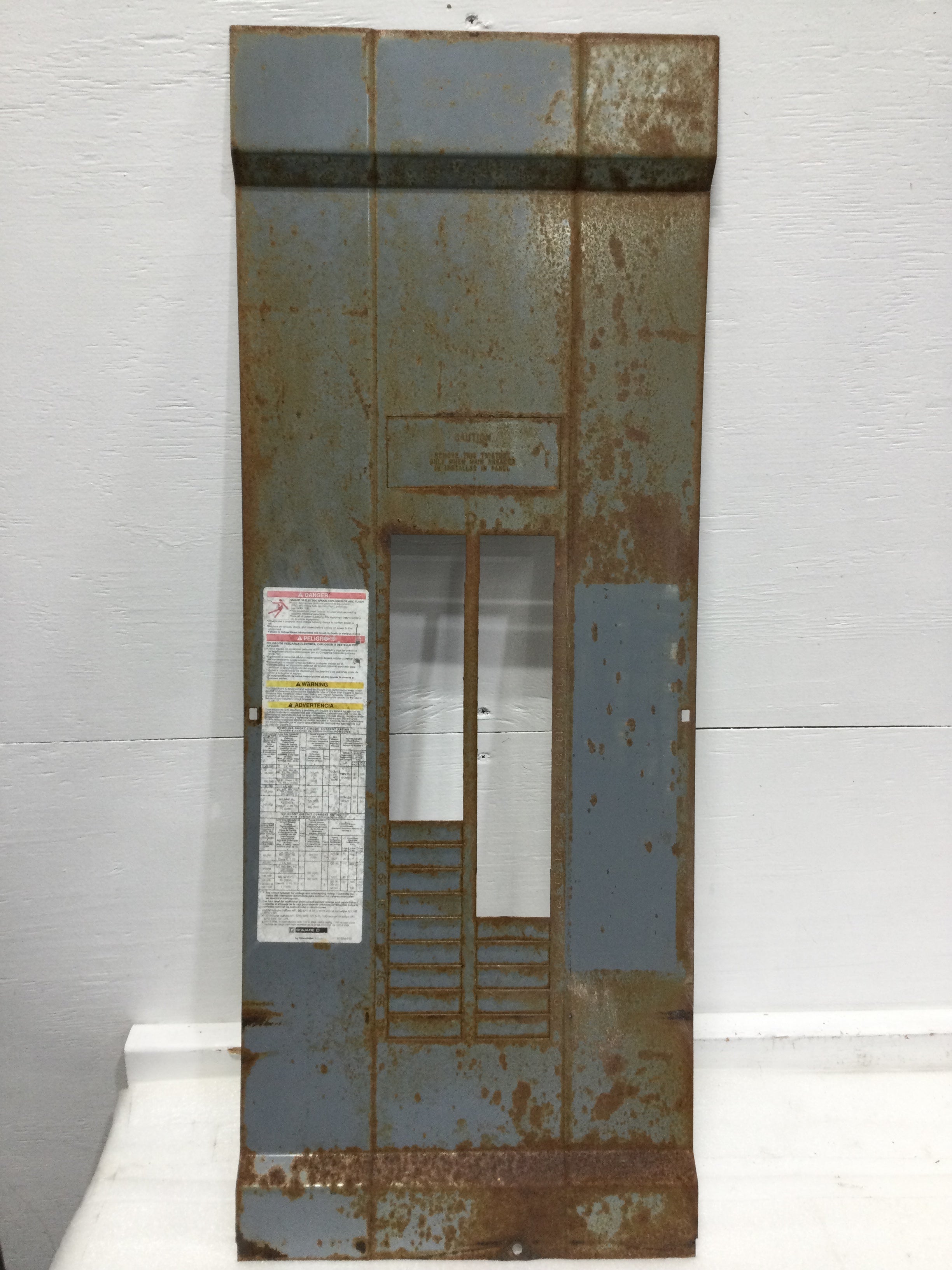 Square D 125 Amp 42 Space 120/240V Dead Front Only w/Main 36 3/8" x 14
