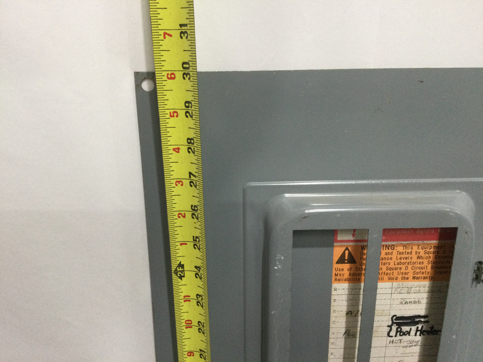 Square D QOC30U 200 Amp 30 Space QO Load Center 1 Phase 3 Wire 30" x 1