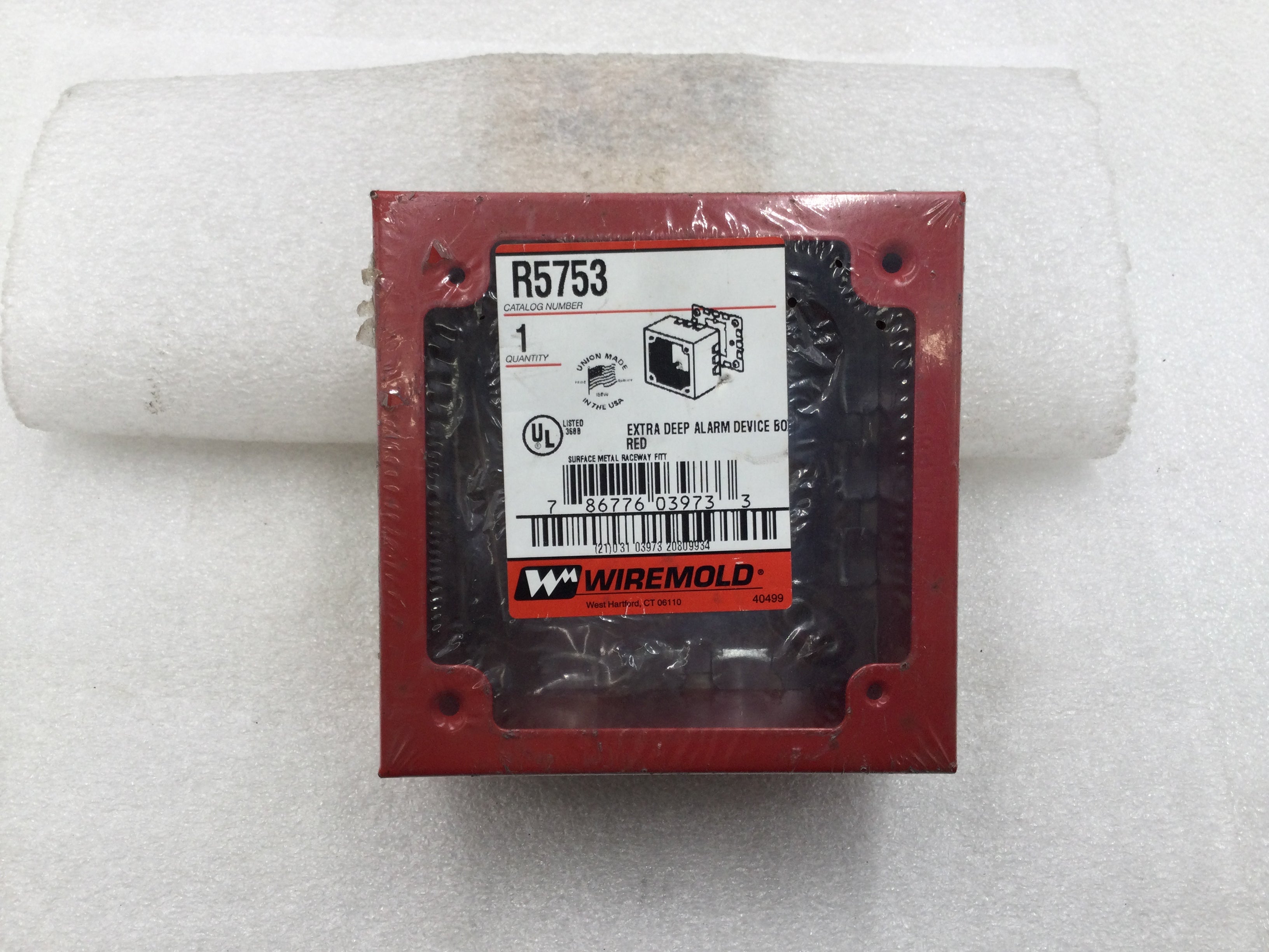 Wiremold R5753 500/700 Series Extra Deep Fire Alarm Device Box