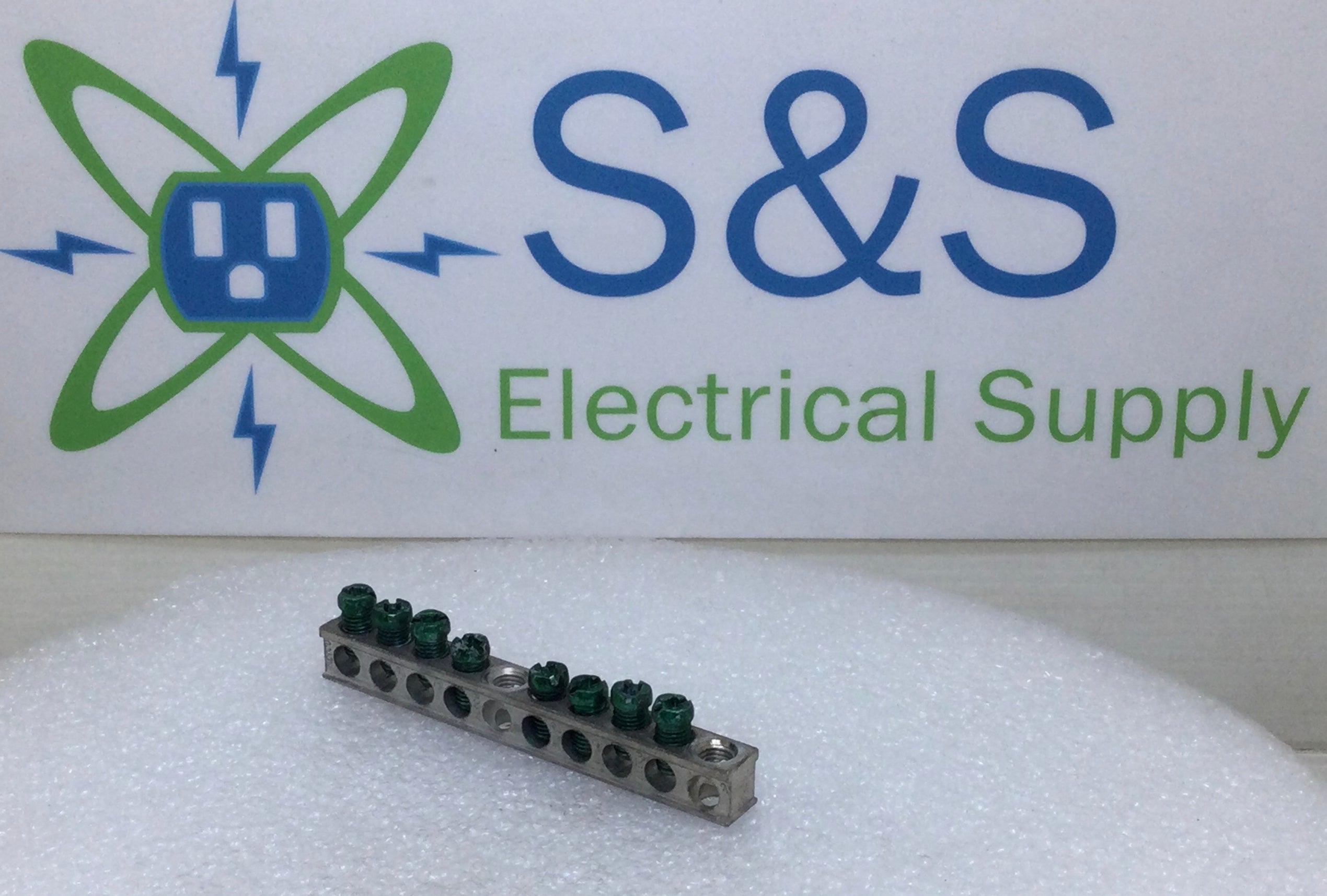 Eaton 10 Position 4-14 AWG 120/240V Grounding Bar 3 1/2" x 5/8"