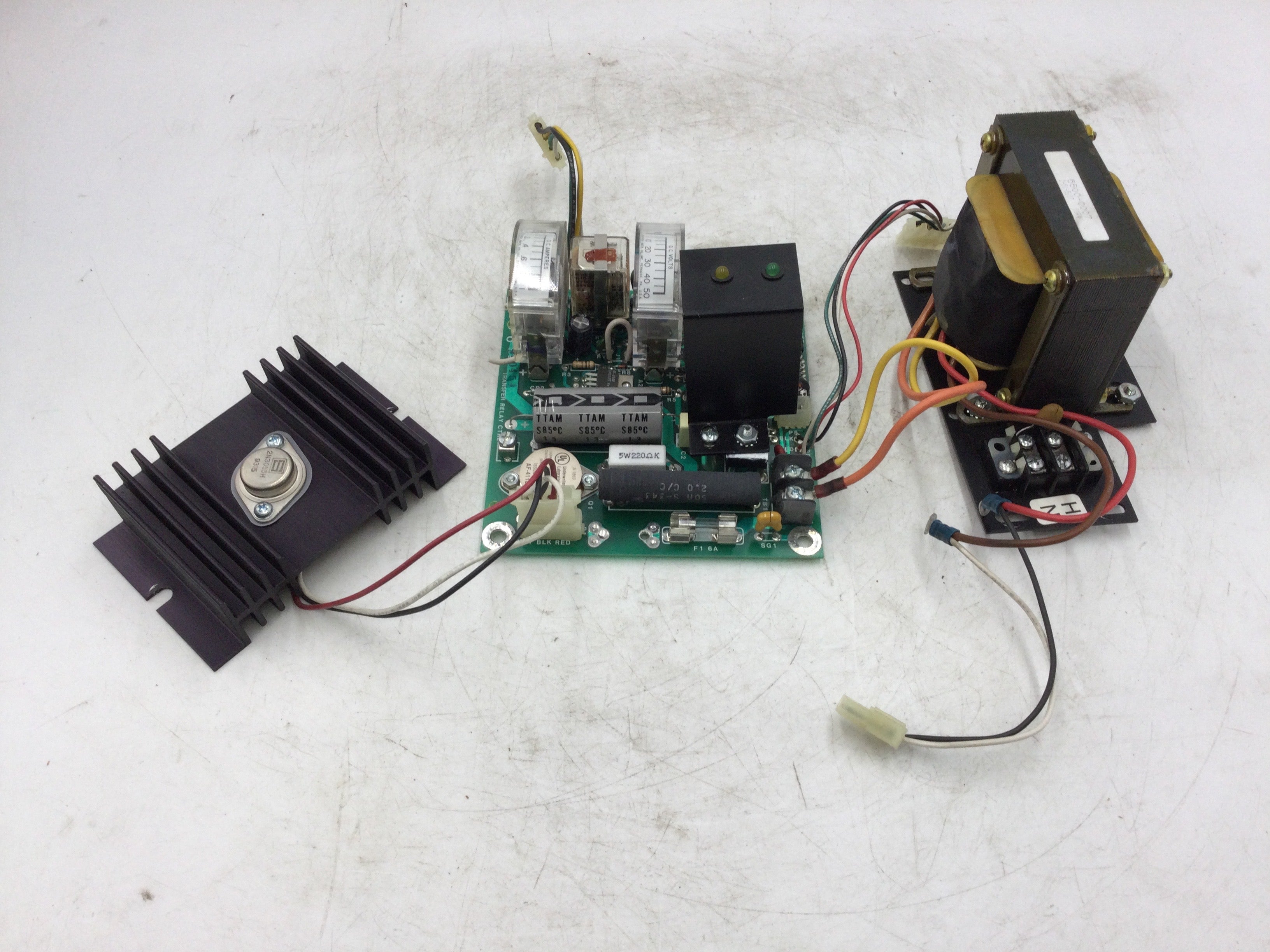 FCI/Gamewell PC-72 PS-6 Power Supply W/Sounder Volt Meter Amp Meter