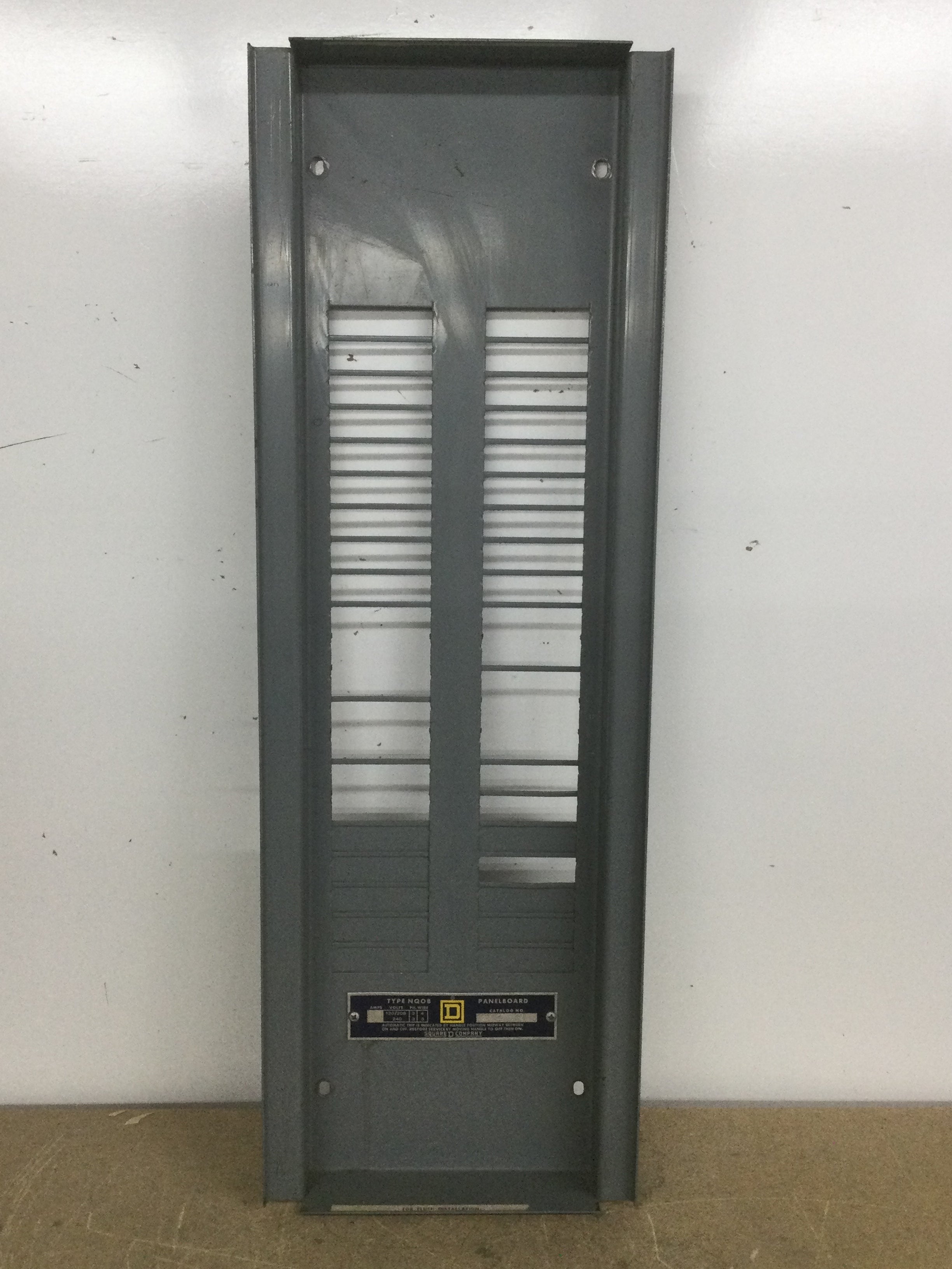 Square D NQOB-11953-3G Dead Front Only 42 Space 225Amp 120/208V 3 Phas