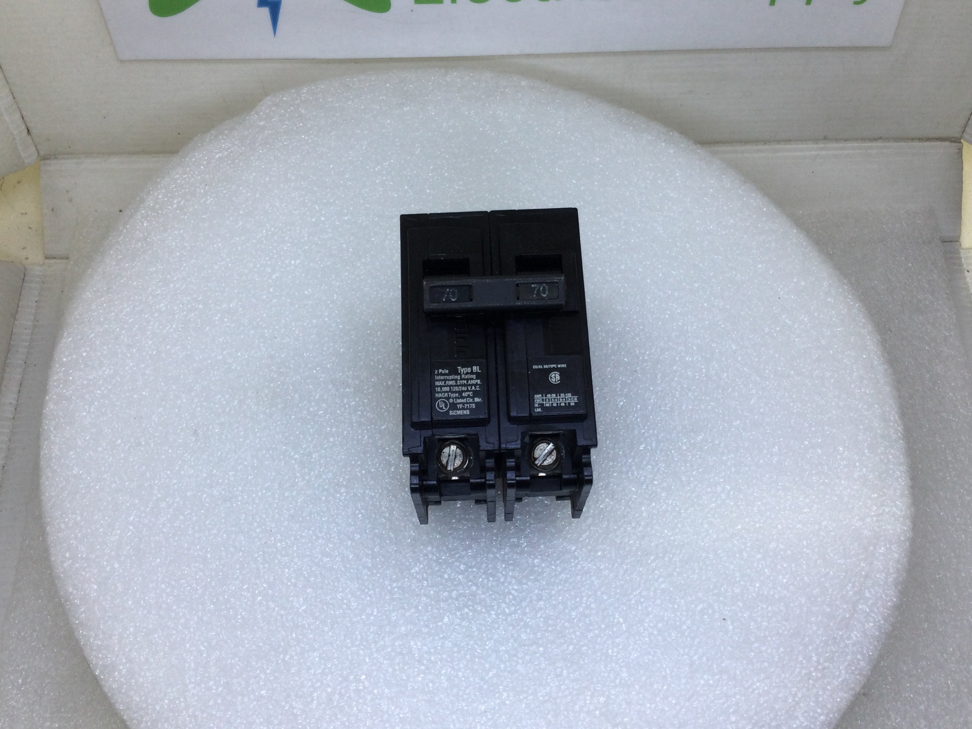 Siemens/ITE B270 70 Amp 2 Pole 120/240V Bolt On Circuit Breaker - Cosm