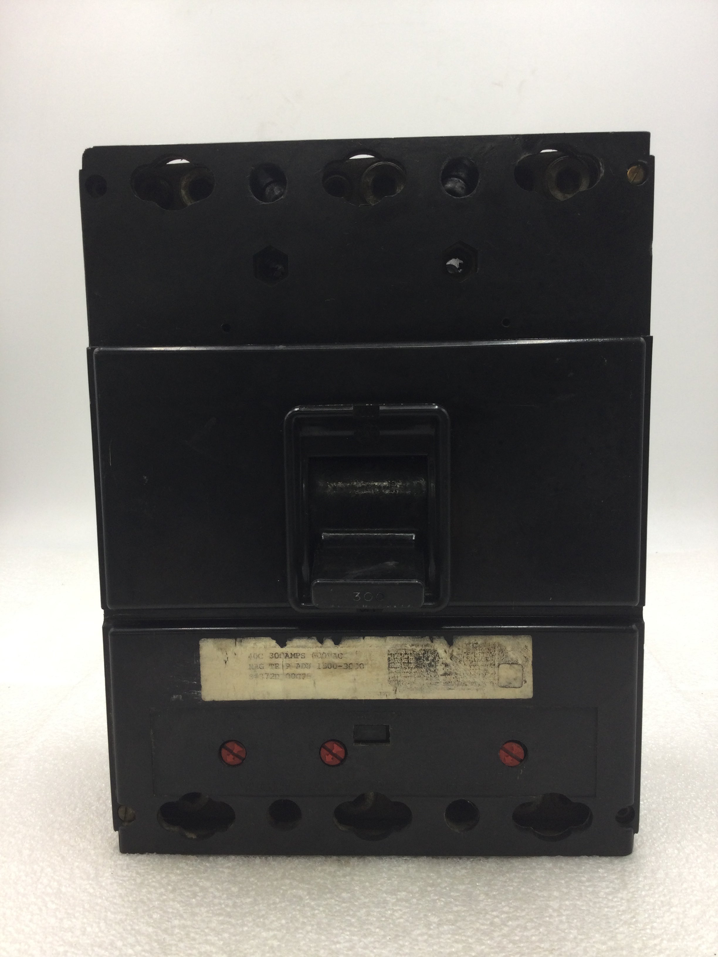 Westinghouse LA3400F 3 Pole 400 Amp 600 VAC Circuit Breaker with 300 A