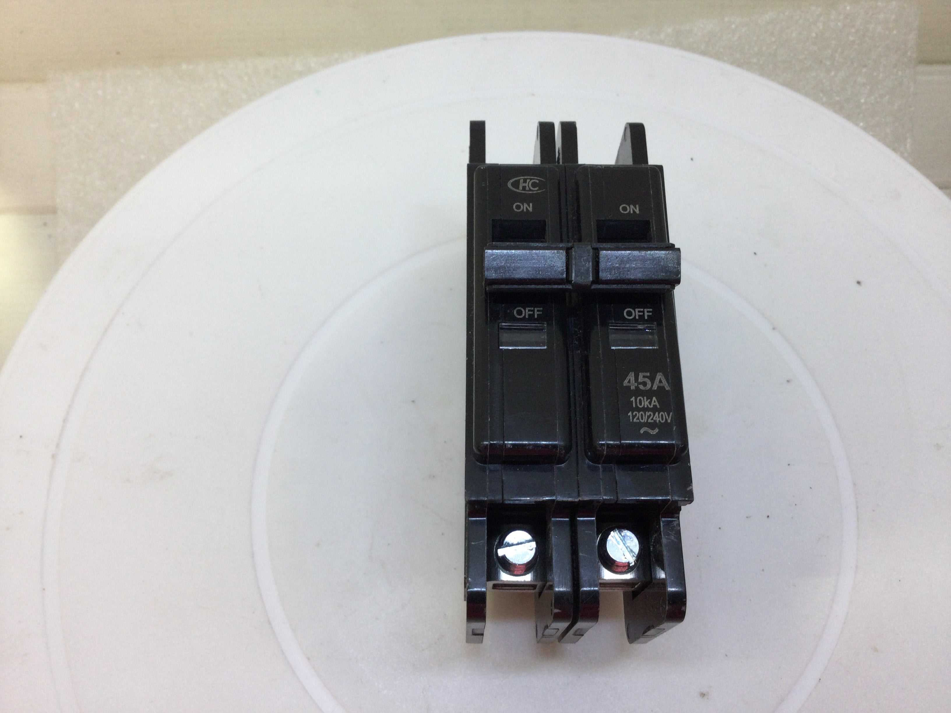 Hartland Controls HCB-2P45GG 45 Amp 2 Pole 120/240V Breaker w/Lugs