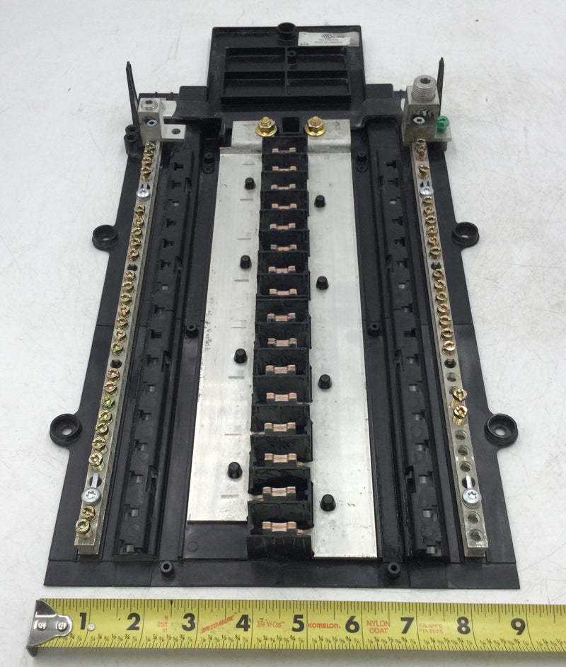 Eaton 16 Space 32 Circuit 200 Amp MLO Panel Guts Only 9" x 19"