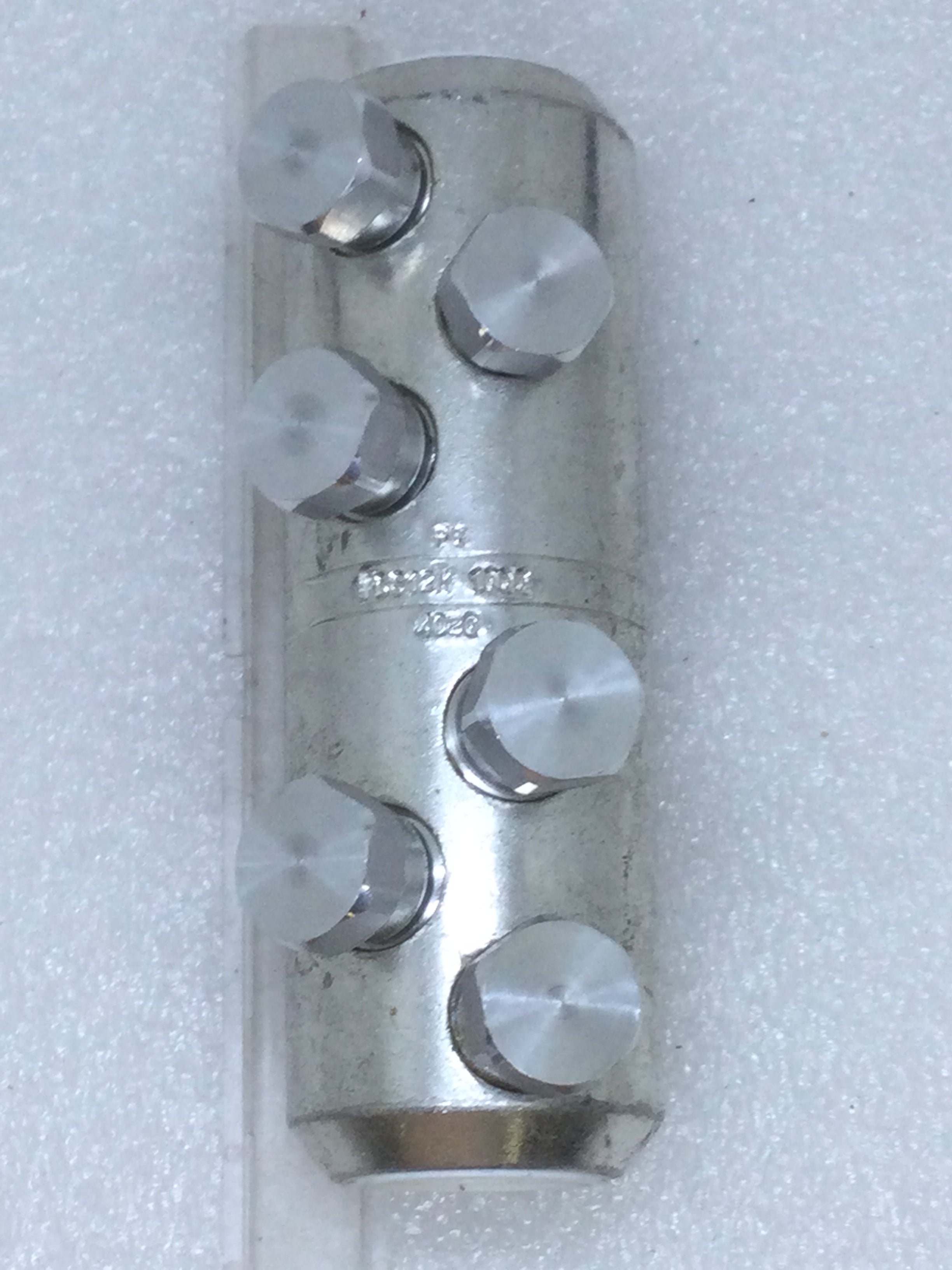 Power Connectors PCS12M Mechanical Shear Bolt in Line Connector 6 Bolt