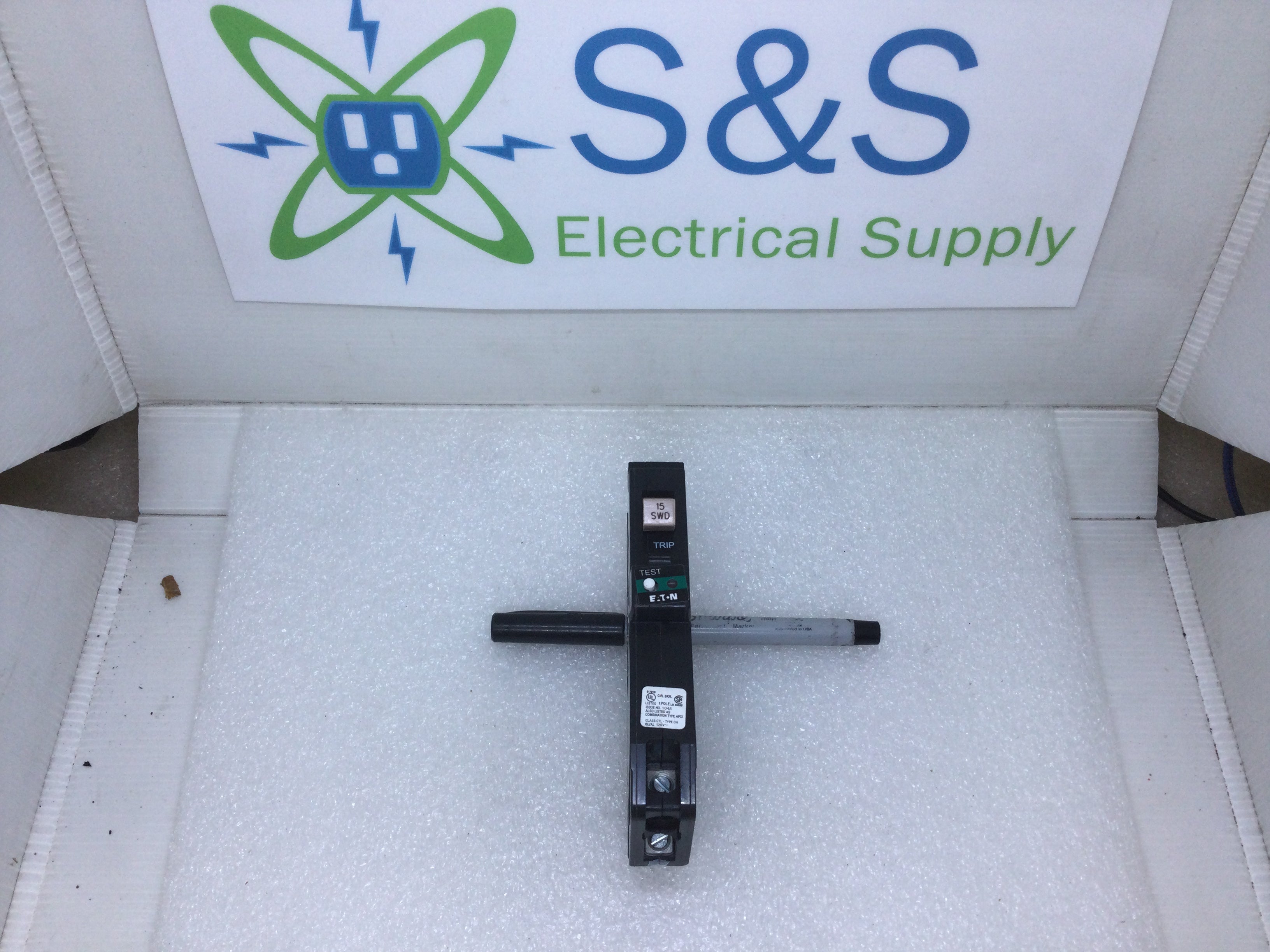 Eaton CHFP115AF 15 Amp 1 Pole 120V Combination AFCI Circuit Breaker