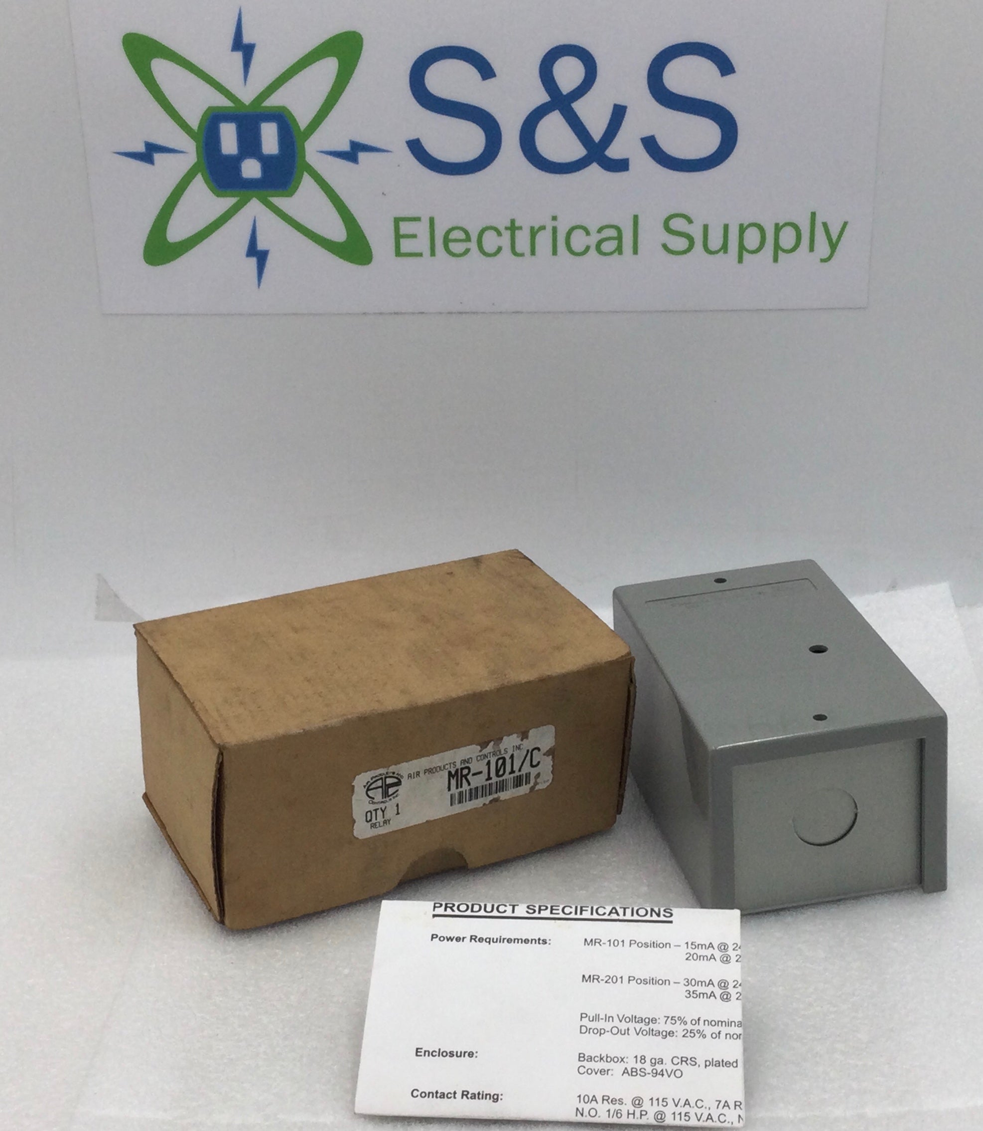 Air Products MR-101/C 10 Amp 24V-120V Multi-Voltage Control Relay