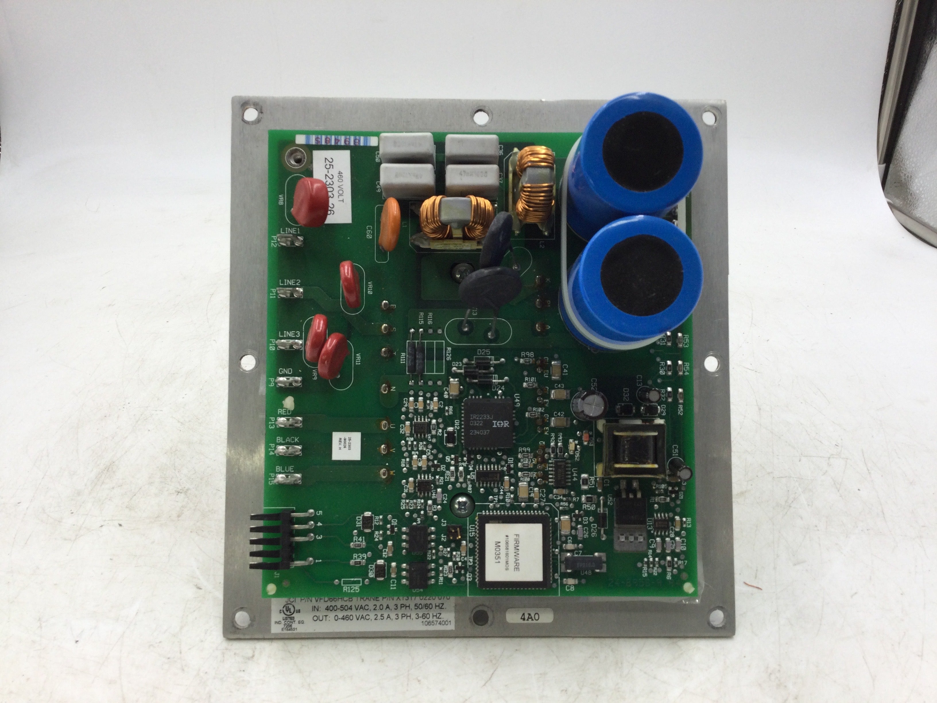 Trane VFD66HCB Condenser Fan Speed Control 3-Phase 60Hz 460VAC