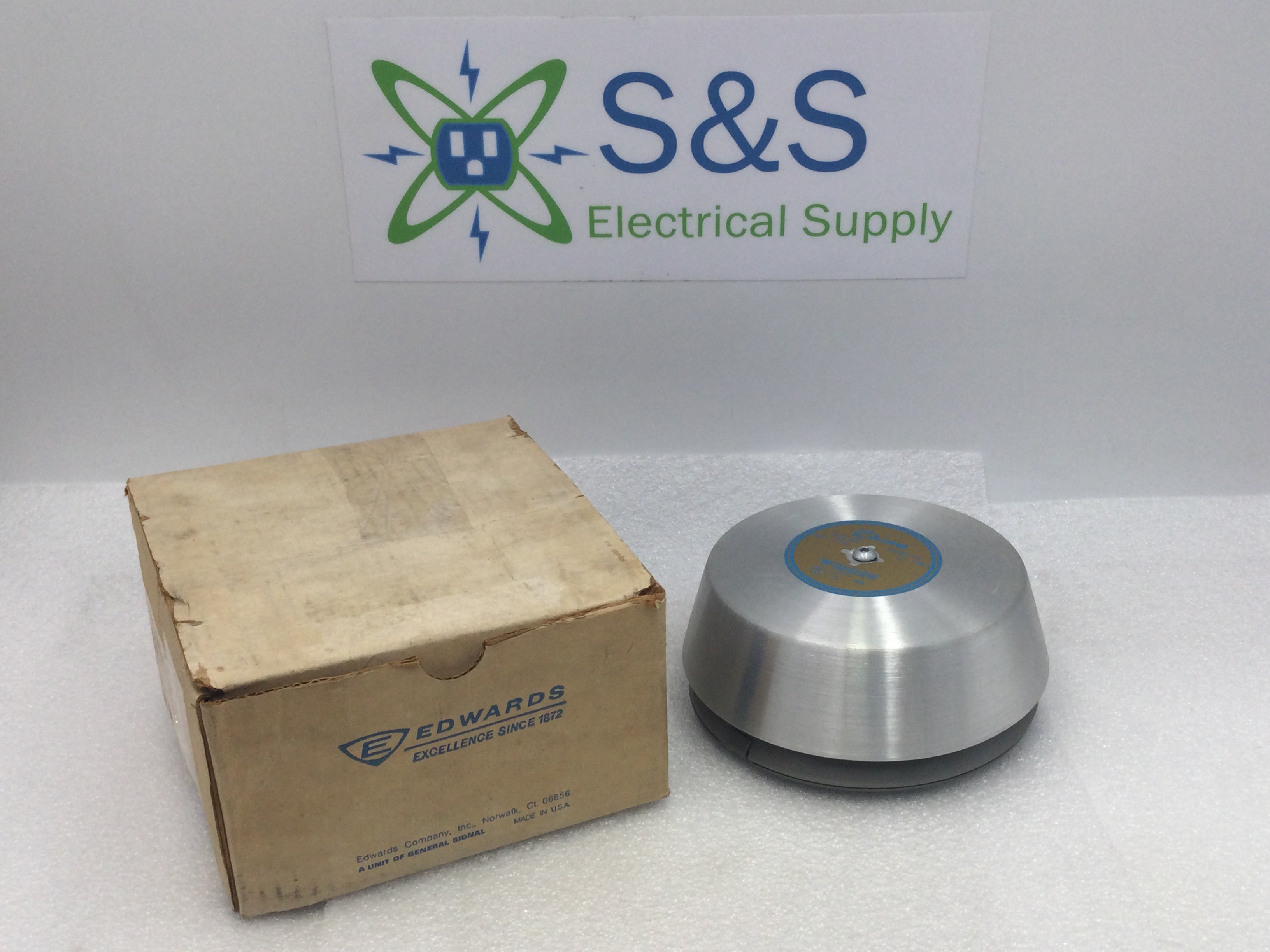 Edwards 328-FB .12 Amp 60Hz Single Stroke 120V Fire Alarm Chime