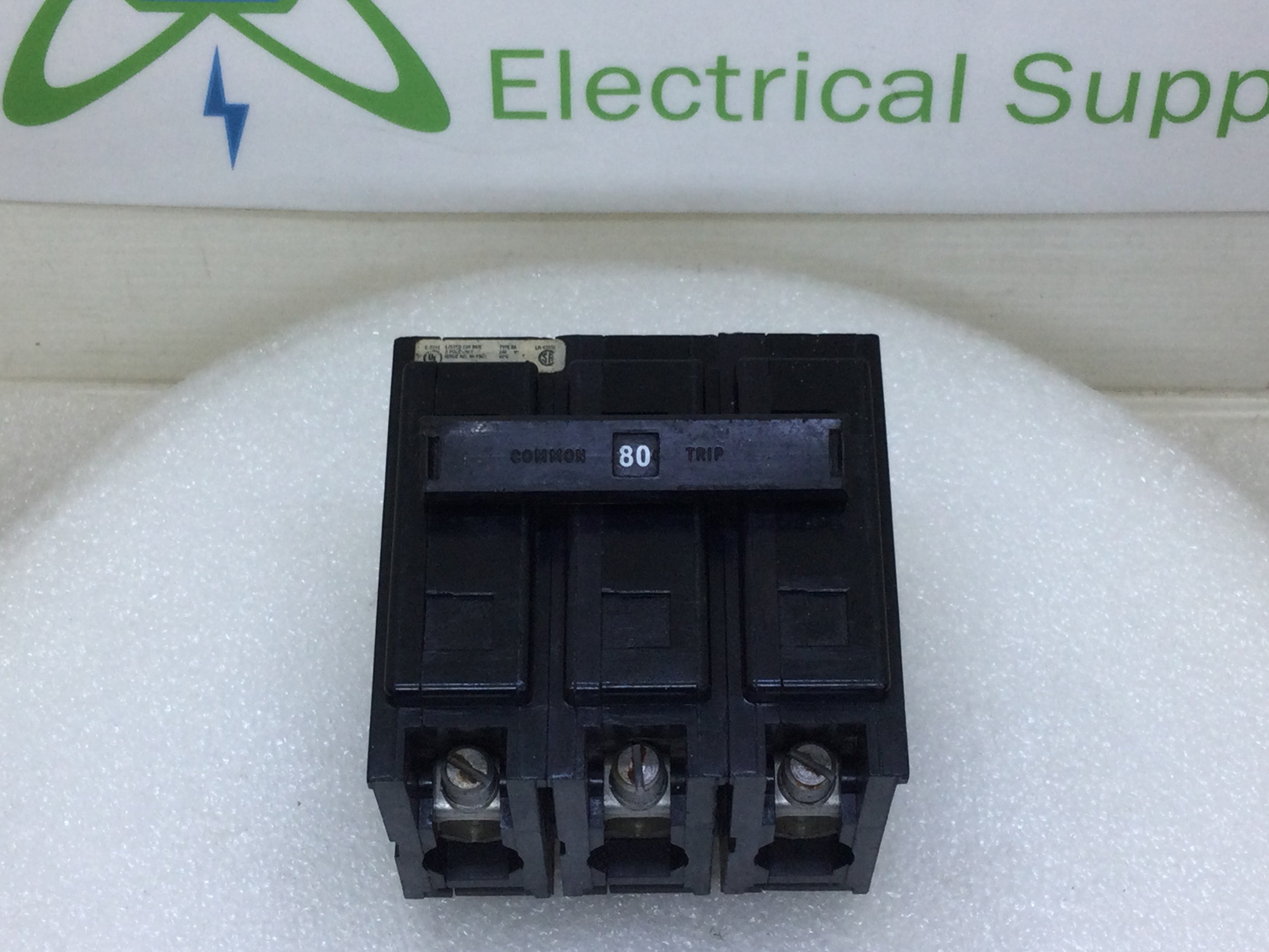 Eaton/Cutler-Hammer BAB3080H 80 Amp 3 Pole 240V Type BAB Circuit Break