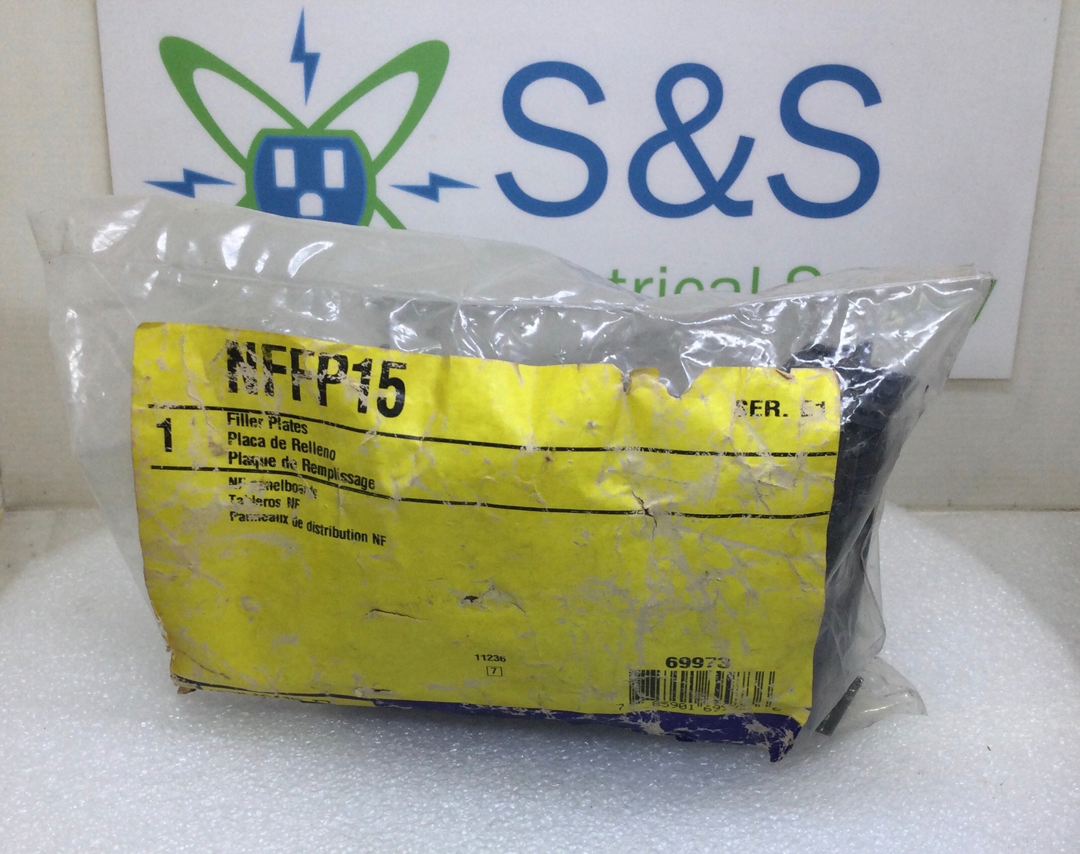 Square D NFFP15 Panel Board Filler Plates - Packages of 15