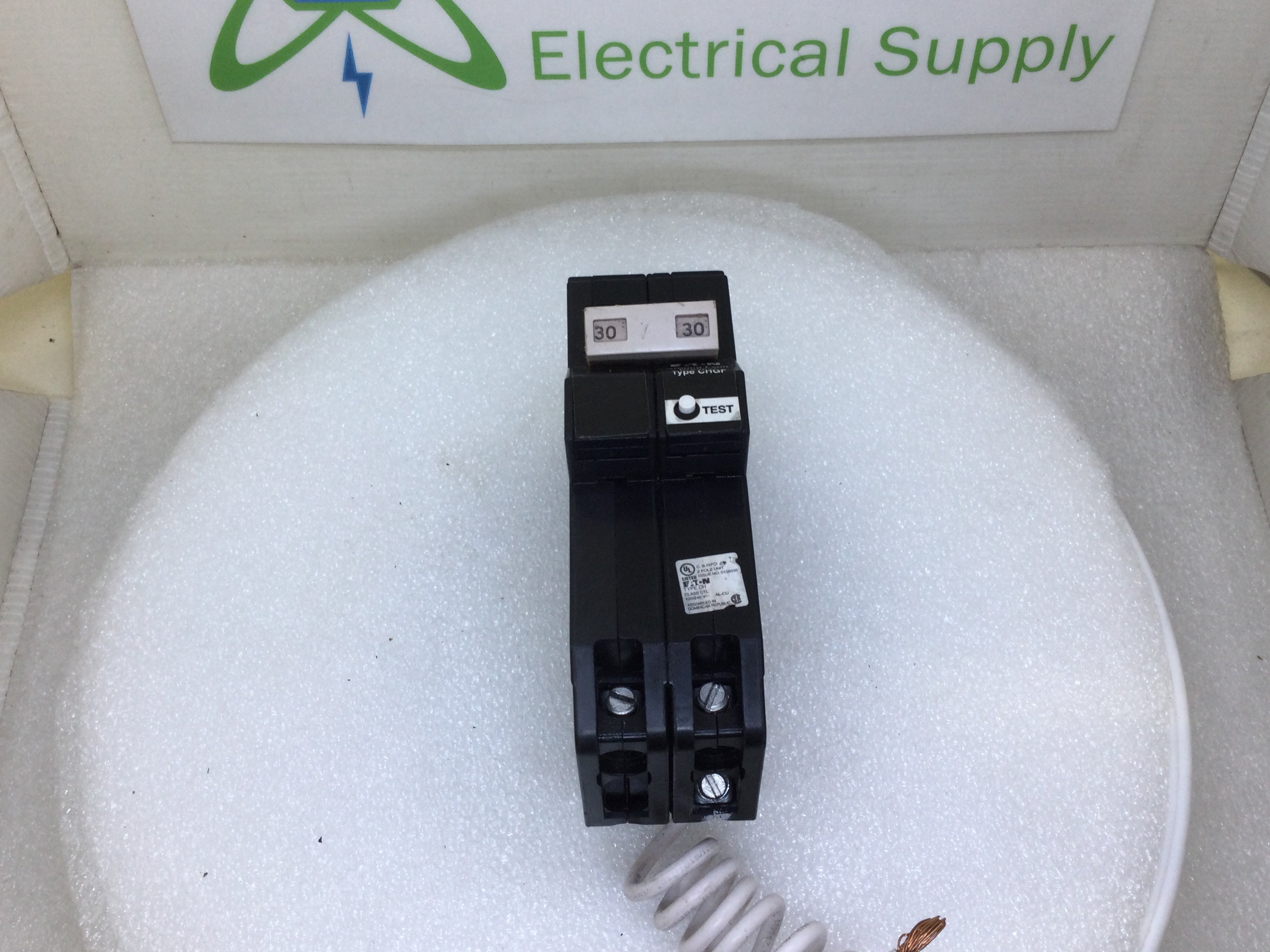 Eaton/Cutler-Hammer CHN230GF 30 Amp 2 Pole 120/240V GFCI Circuit Break