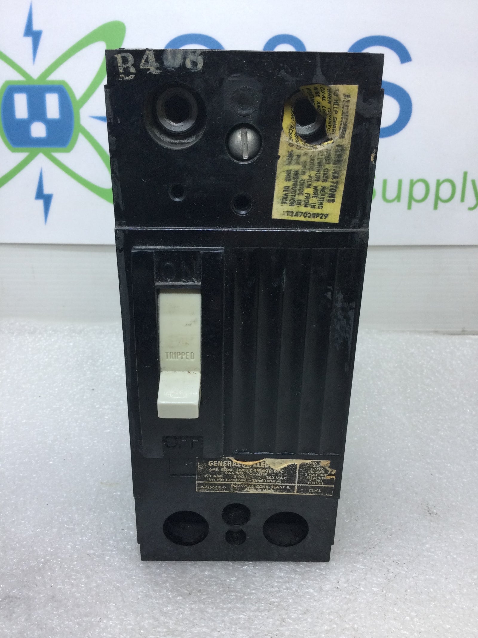 GE/General Electric TQD22150 150 Amp 2 Pole 240V Circuit Breaker