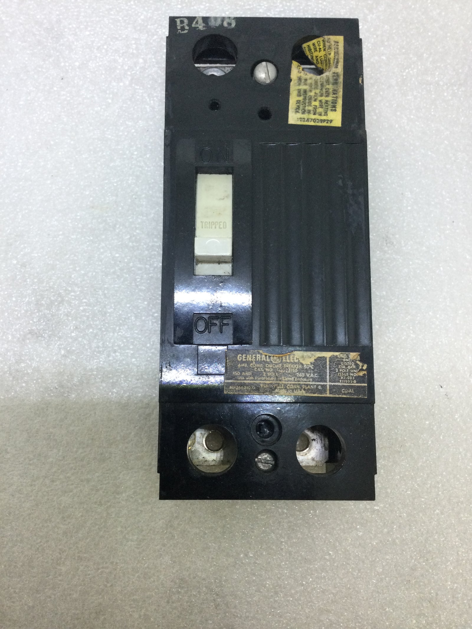 GE/General Electric TQD22150 150 Amp 2 Pole 240V Circuit Breaker
