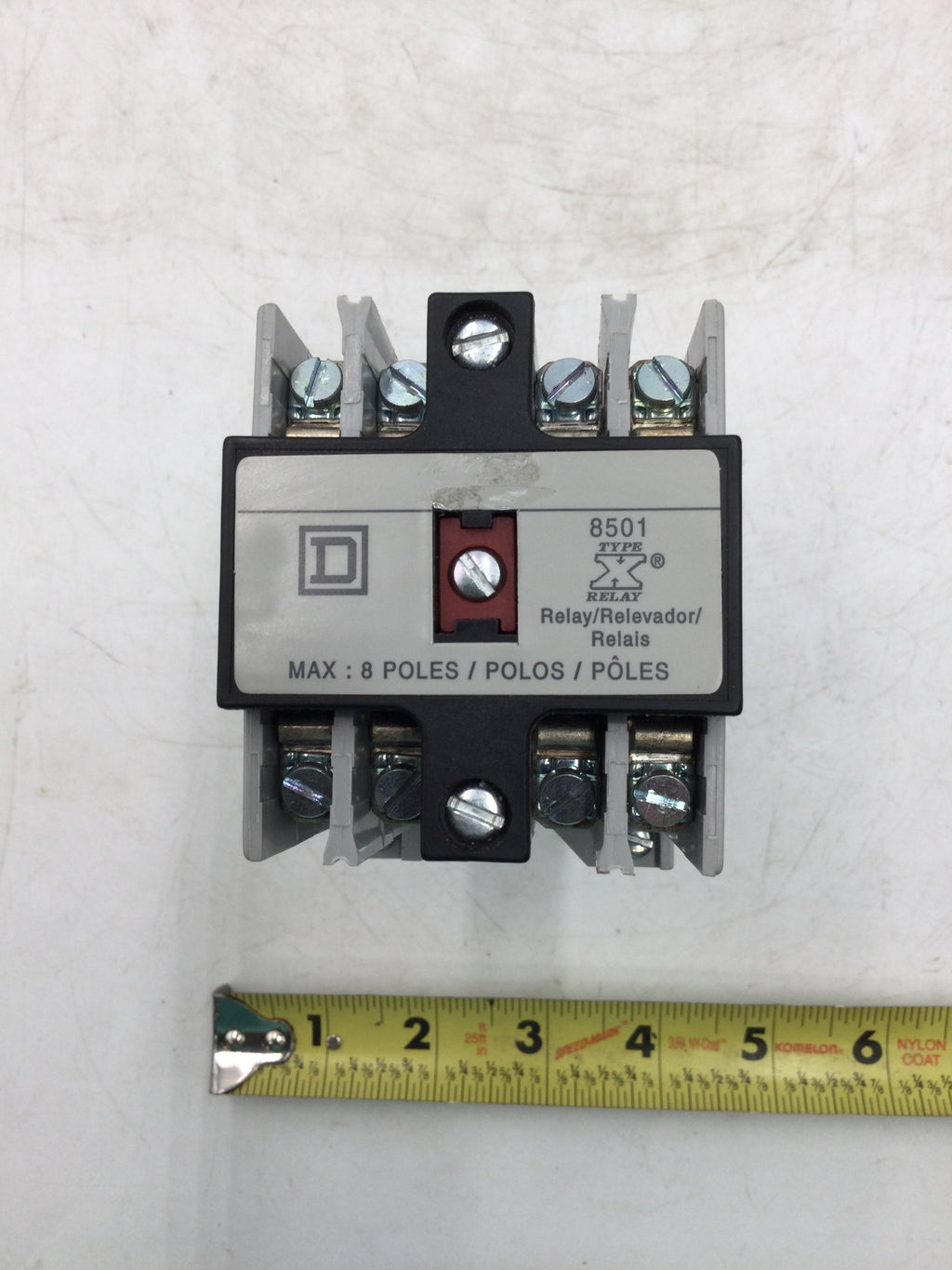 Square D 8501XD080V53 Type X DC Control Relay 24 VDC