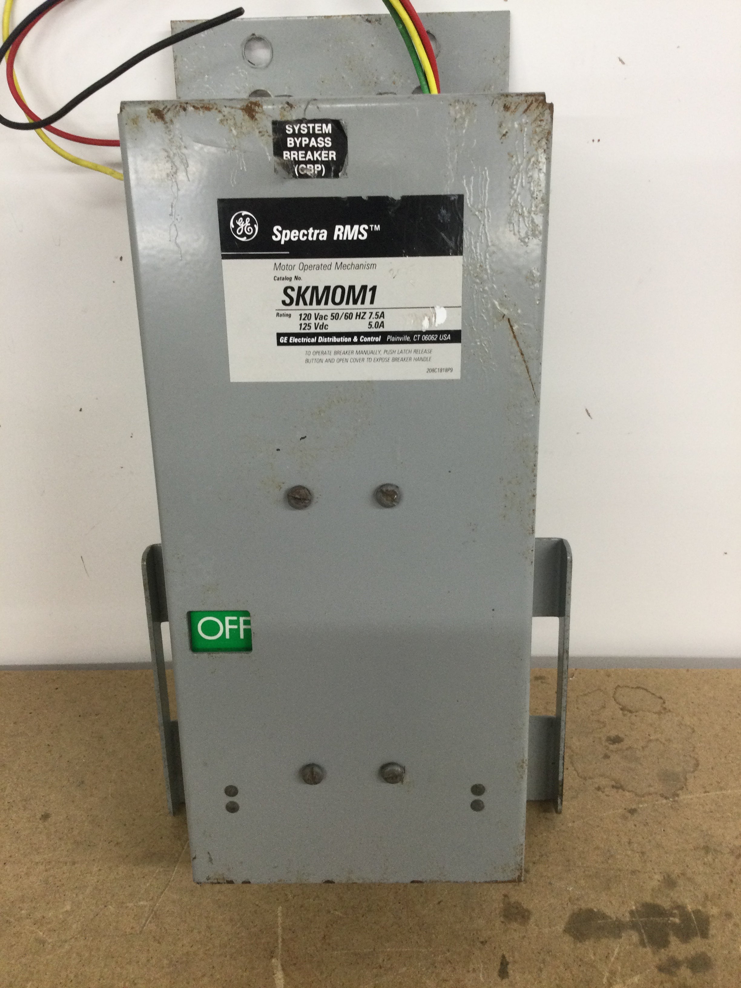 GE General Electric Spectra RMS SKMOM1 120VAC 50/60HZ 7.5 Amp Motor Op