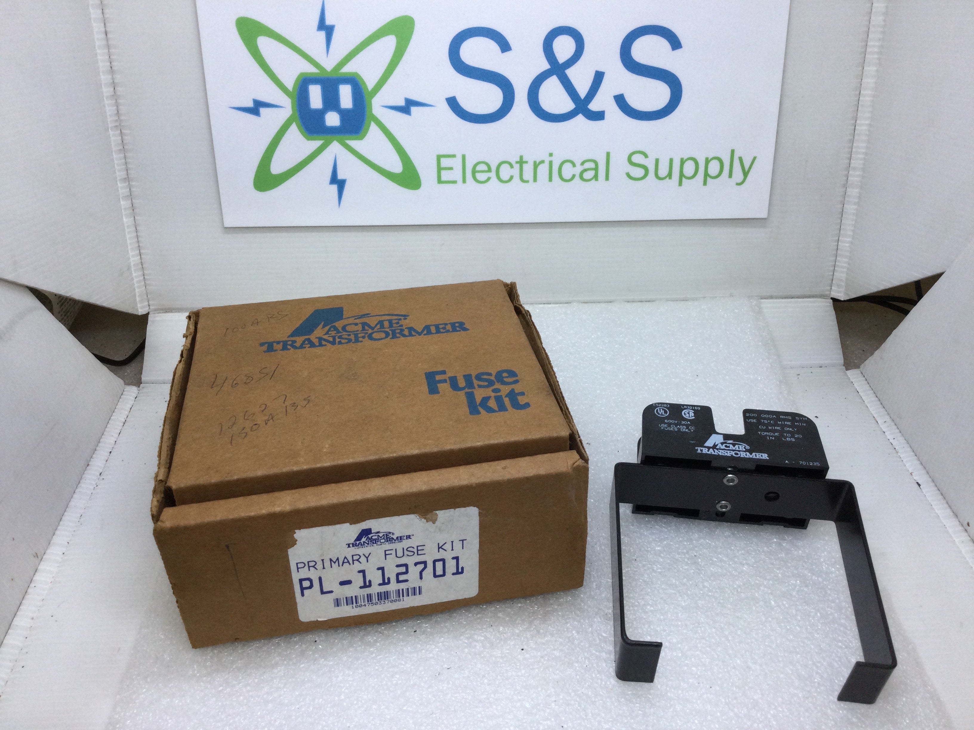 Acme Transformer PL-112701 Primary Fuse Kit 30 Amp 600V or Less