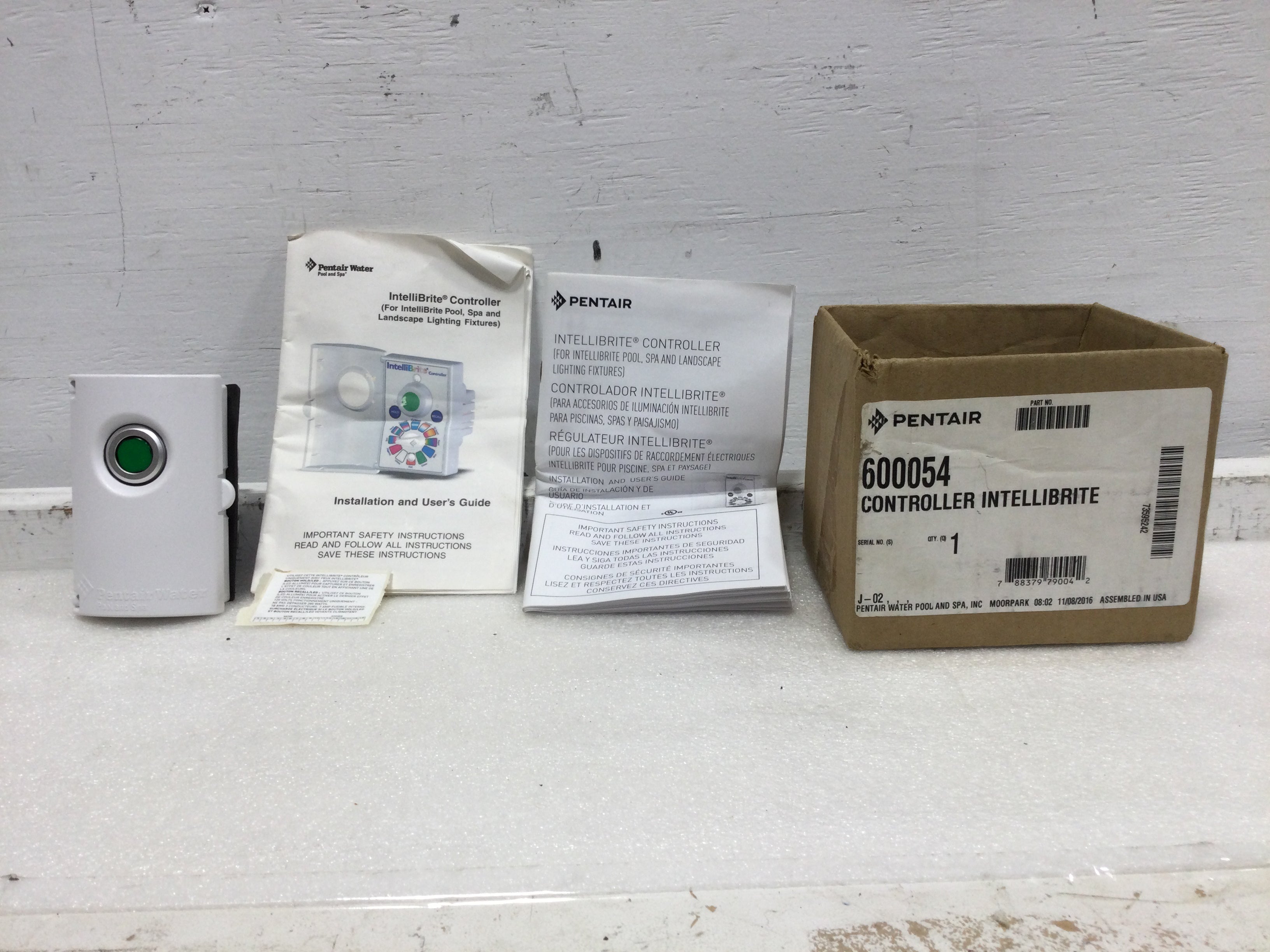 Pentair 600054 Controller Intellibrite for Pool, Spa and Landscape Lig