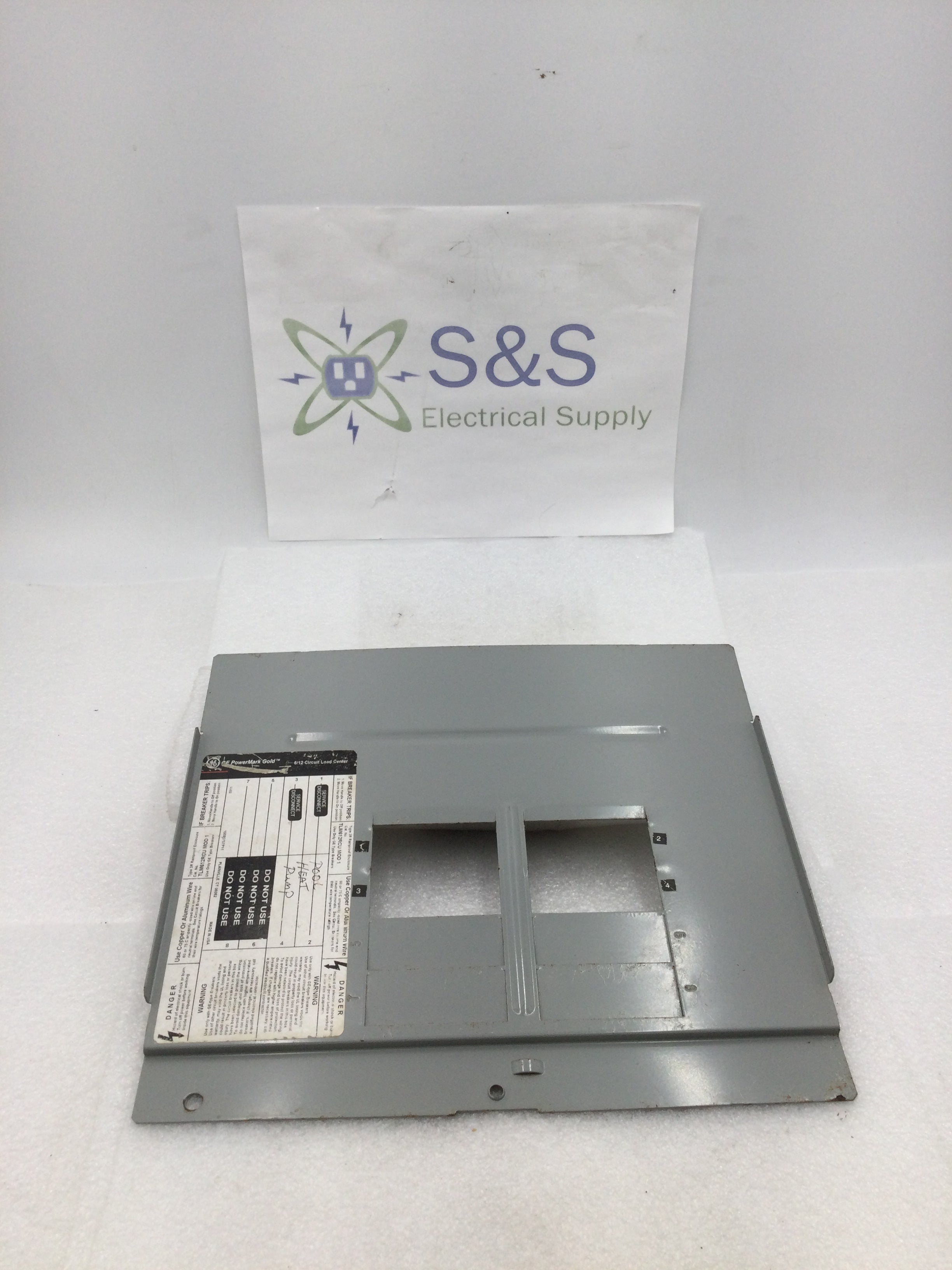 GE General Electric PowerMark Gold TLM612RCU Dead Front Only 8 Space N