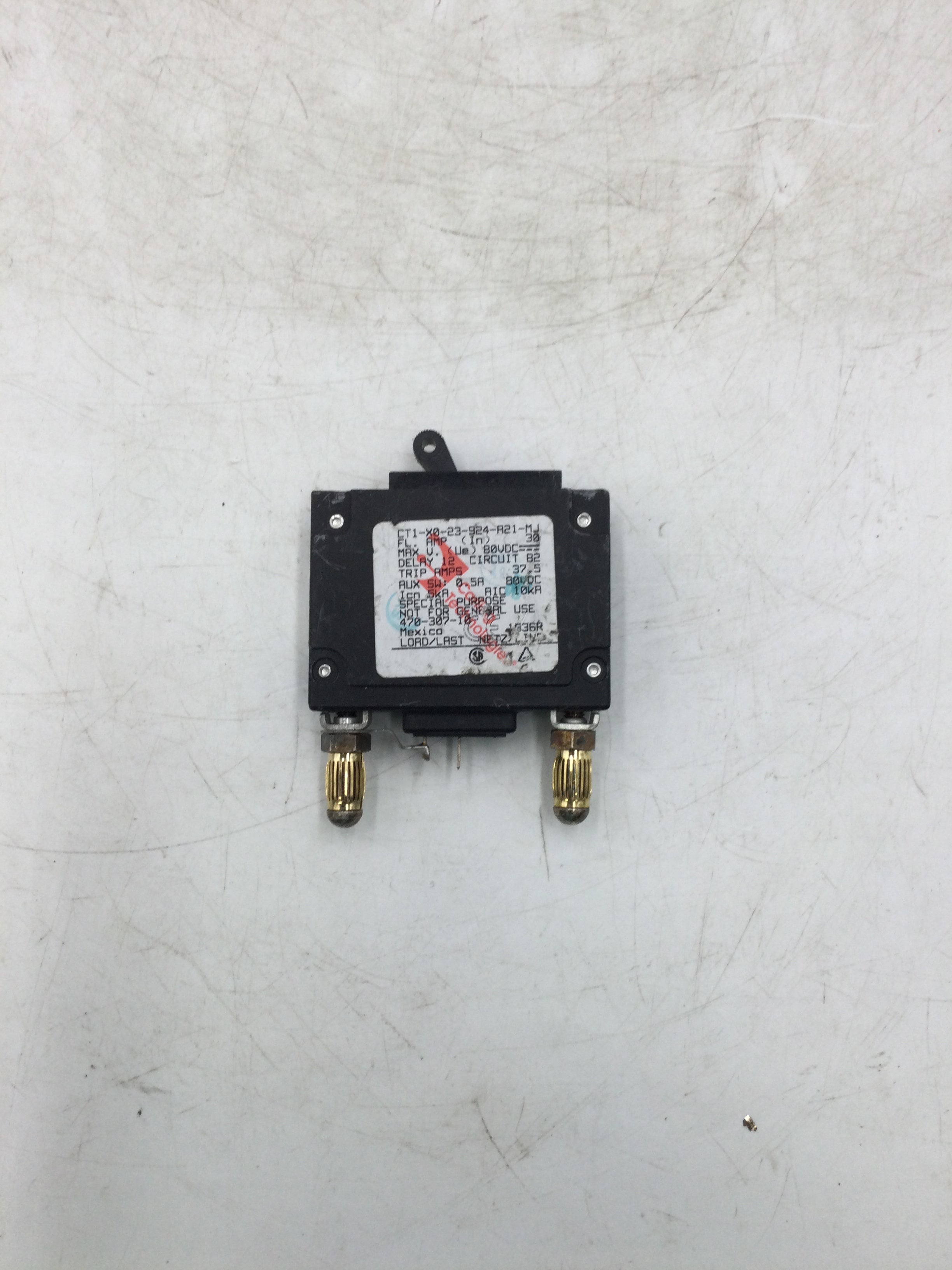 Carling Technologies CT1-X0-23-924-A21-MJ 80 Volt 30 Amp Bullet Style