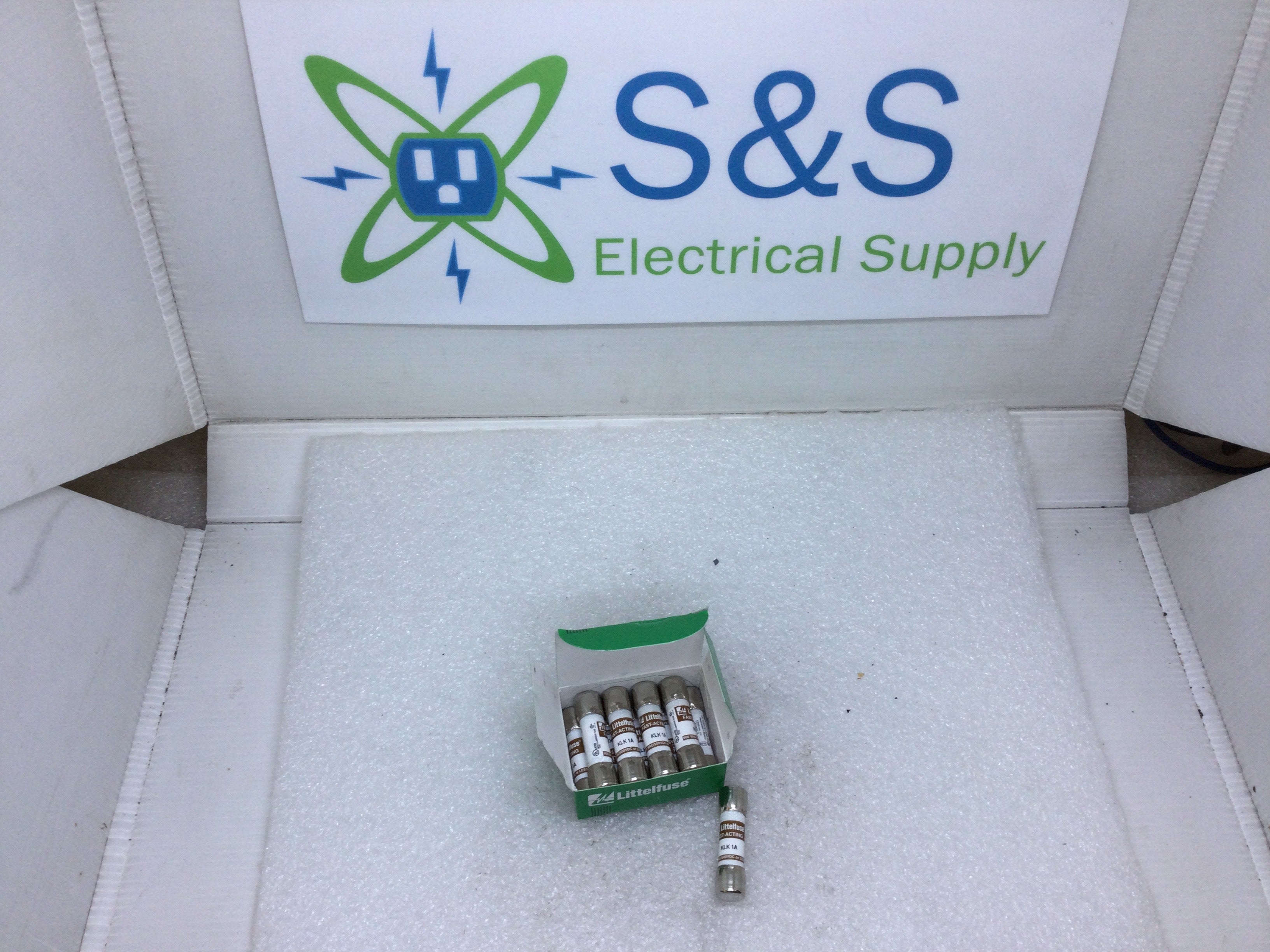 Littelfuse KLK-1A 1 Amp 600V Fast Acting Midget Fuse - Box of 10