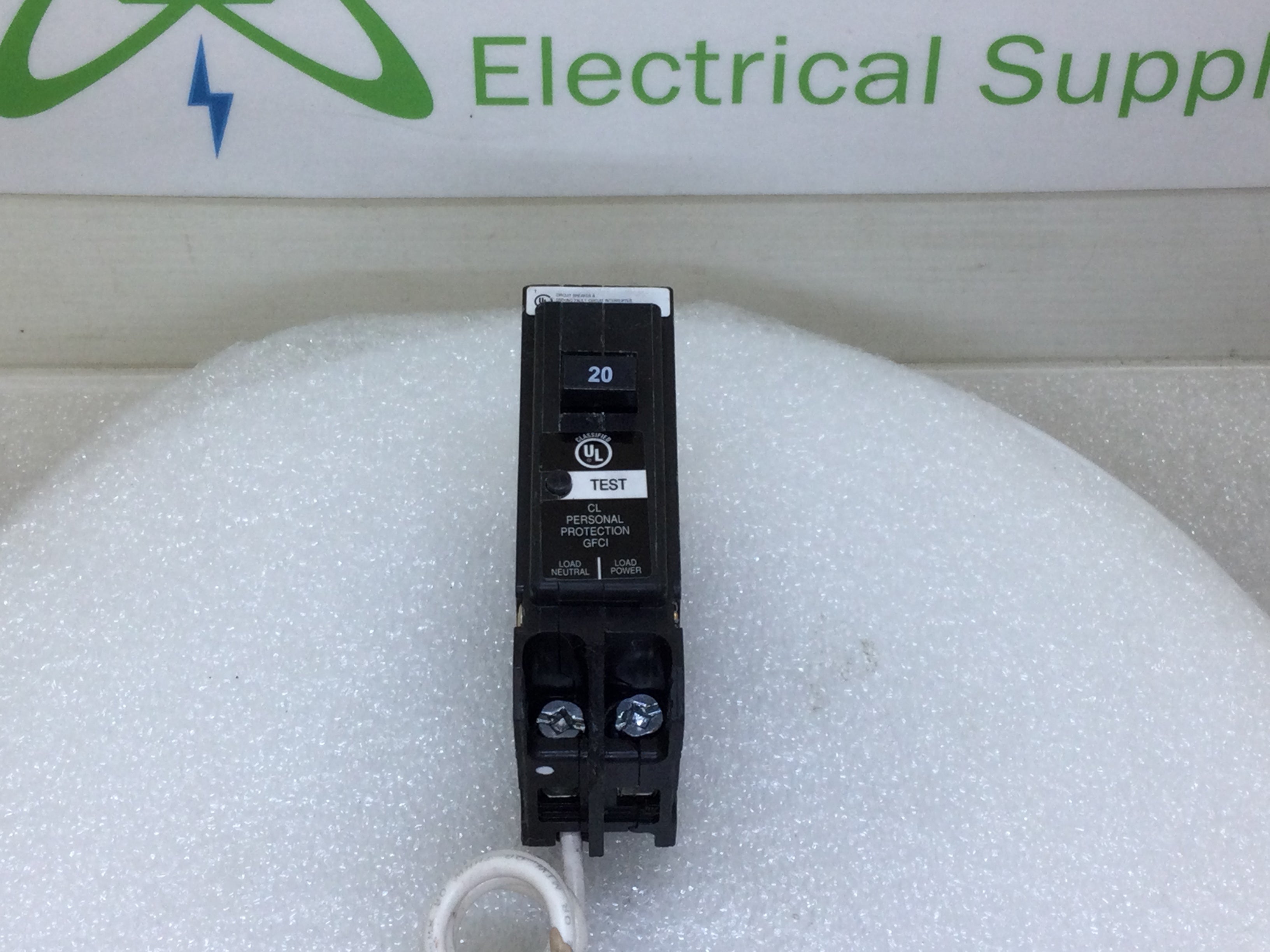 Eaton/Cutler-Hammer CLGF120 20A Single Pole 120V Type CL GFCI Breaker