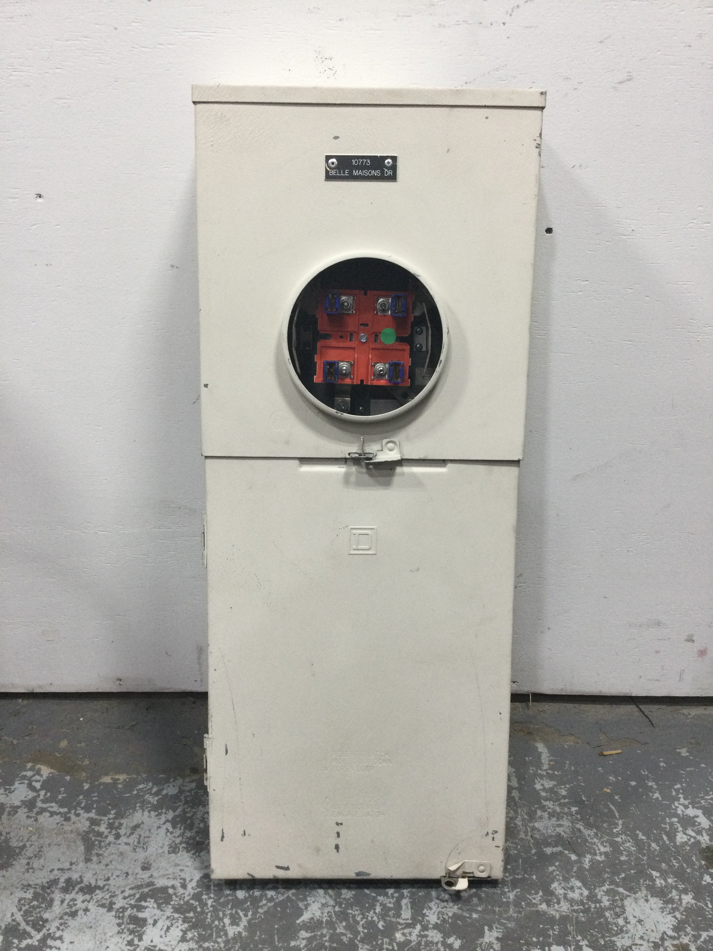 Square D Meter Main RC816F200C 200 Amp 120/240V 1 Phase 3 Wire Type 3R