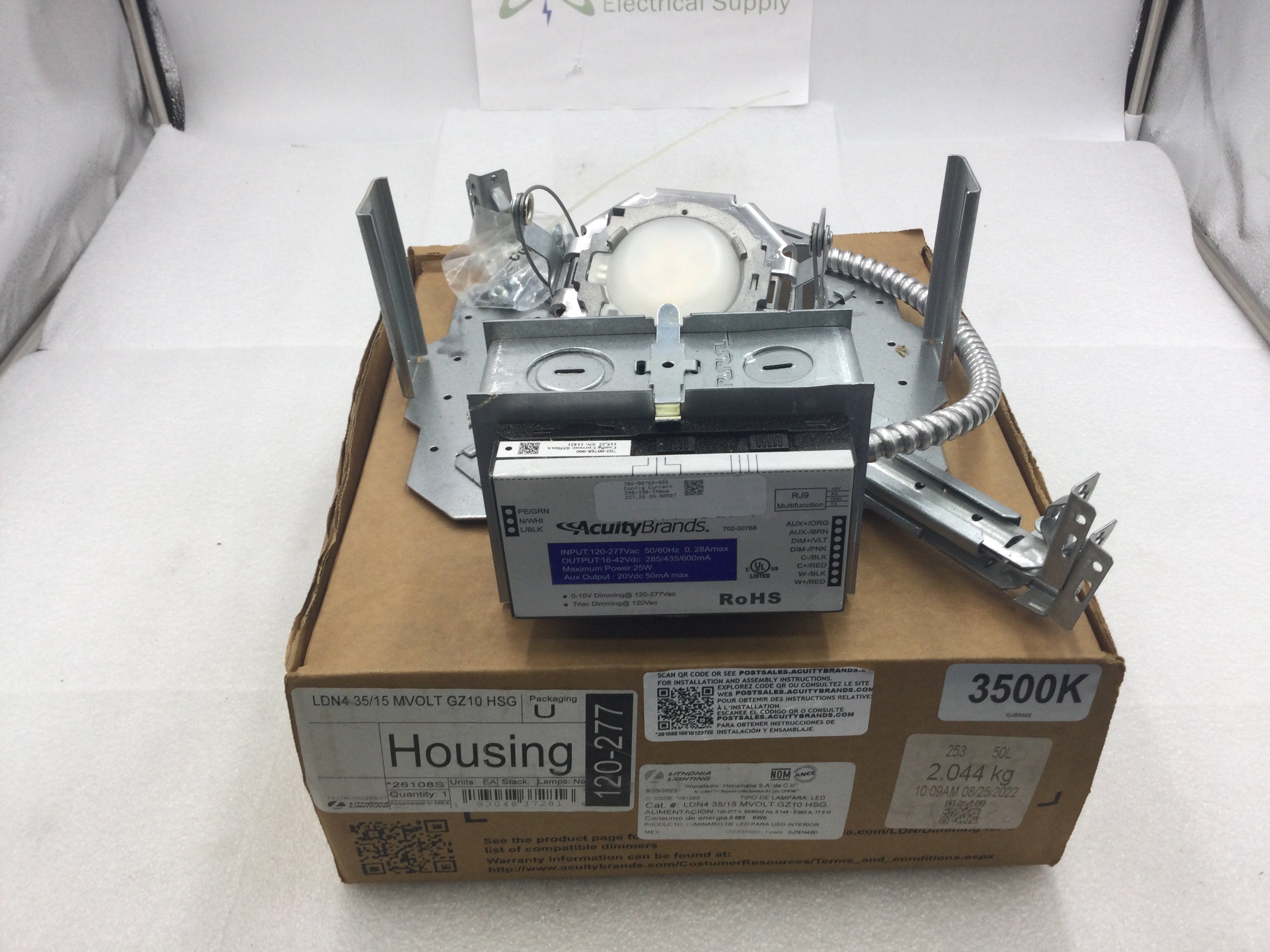 Lithonia Lighting LDN4 35/15 MVOLT GZ10 HSG LED Downlight 120-277 VAC