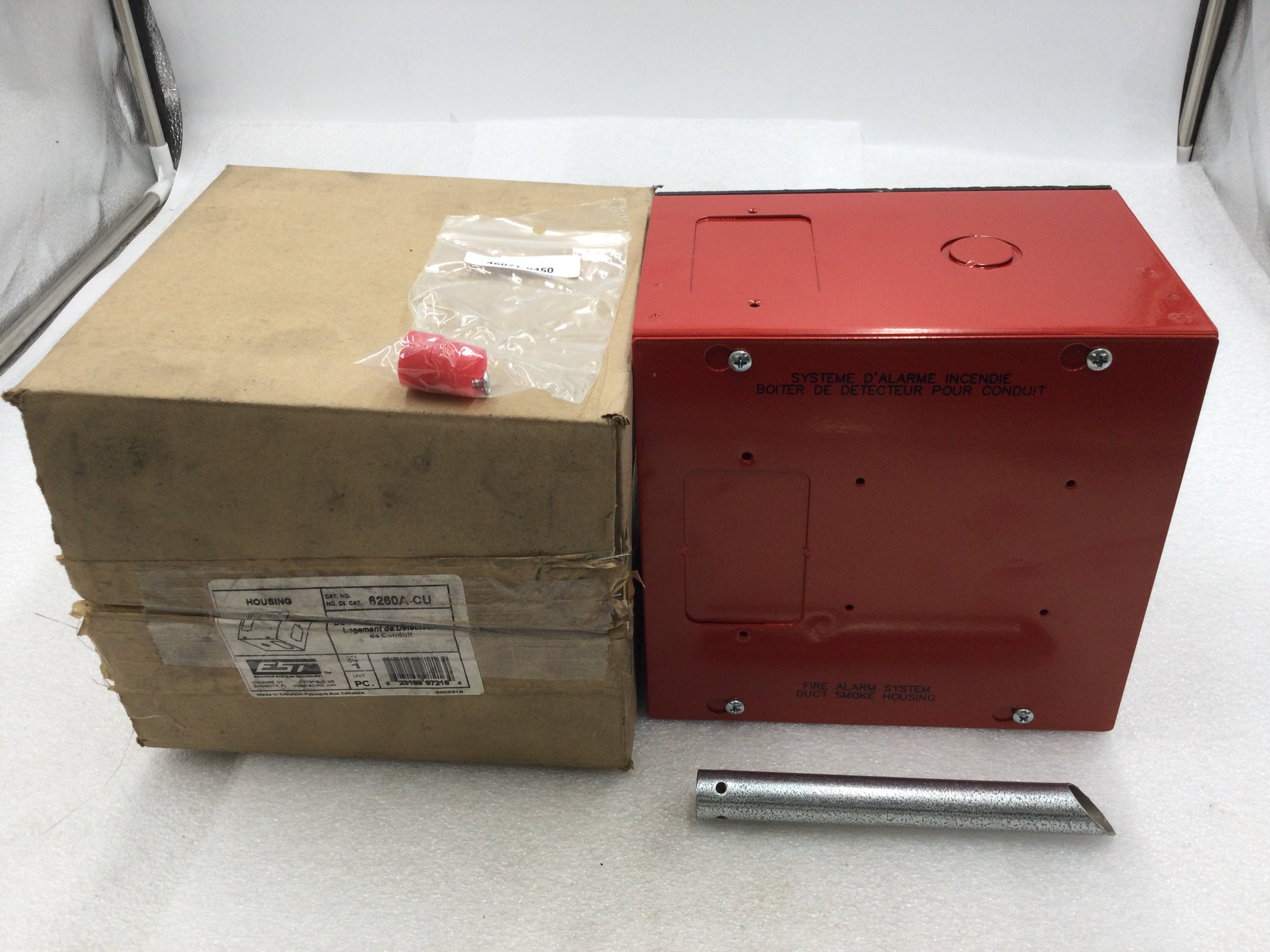 Edwards/EST 6260A-CU Duct Detector Sensor Housing Only 6200-Series Red