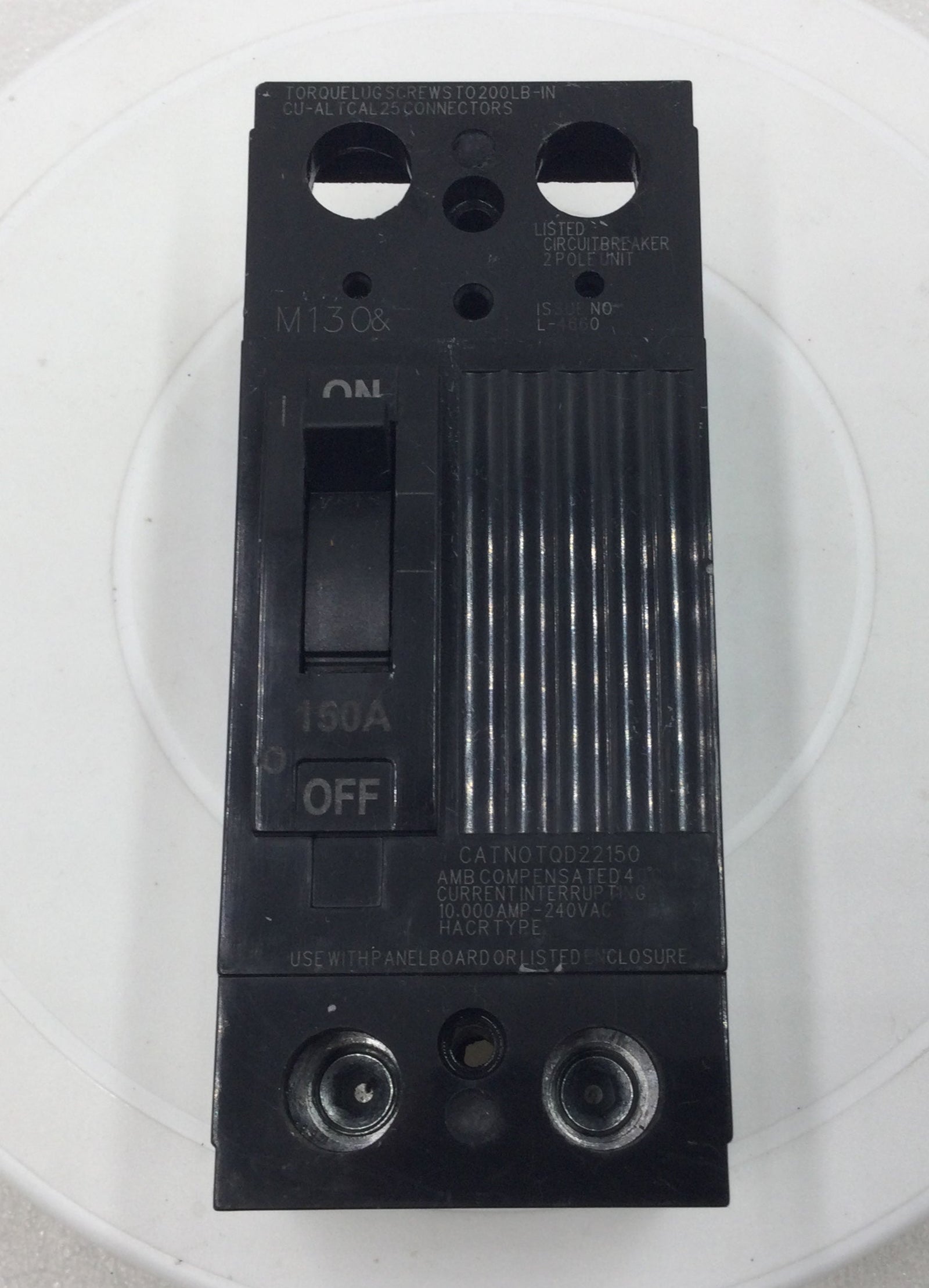 GE/General Electric TQD22150/WL 150 Amp 2 Pole 240V Circuit Breaker