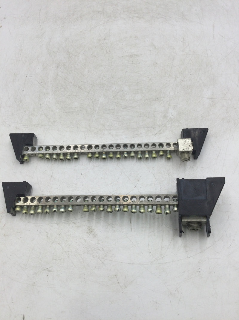 Ilsco N-875 20 Position Neutral and Ground Bar Kit w/ Lug Connections