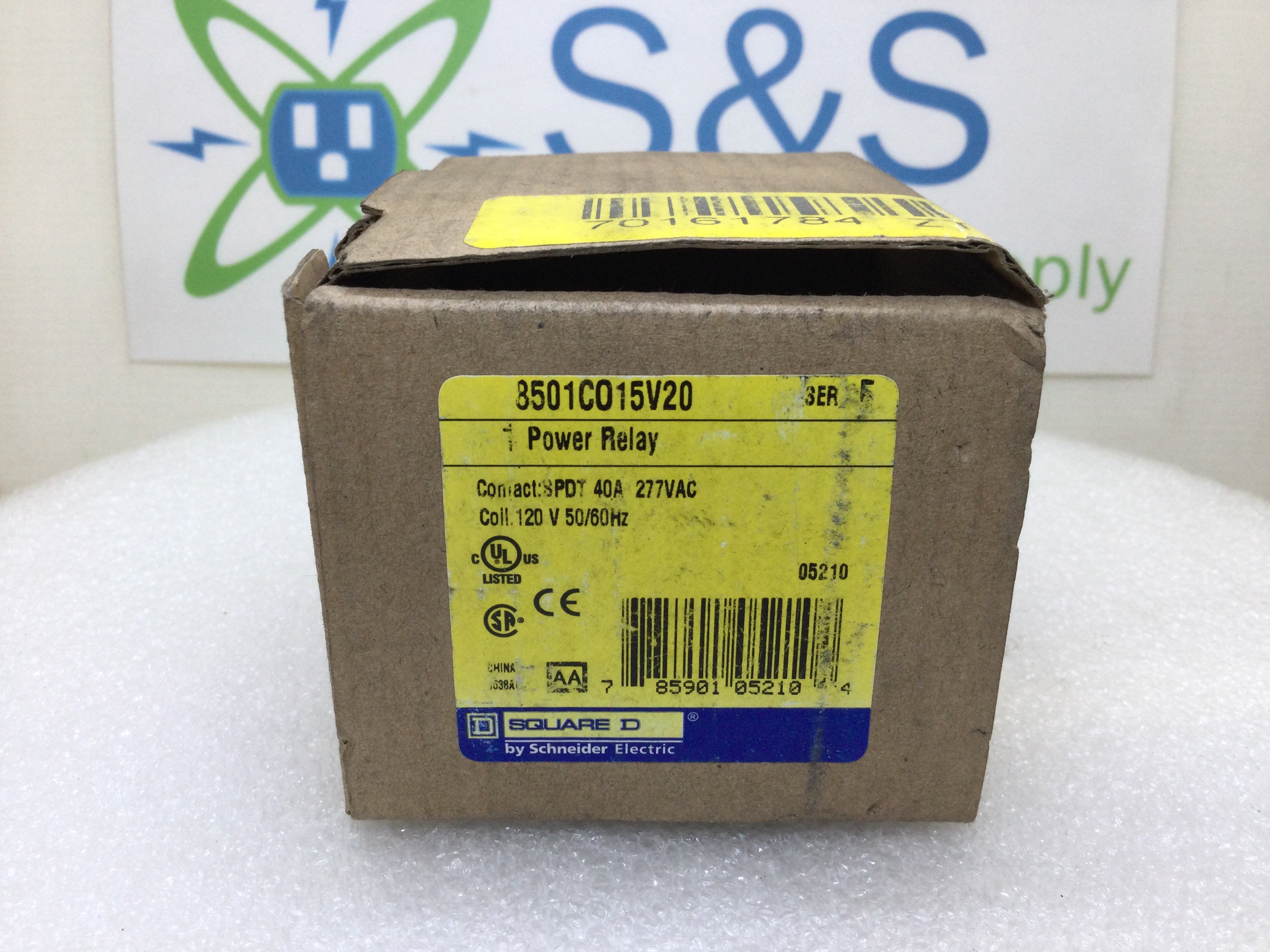 Square D 8501CO15V20 30 Amp Power Relay