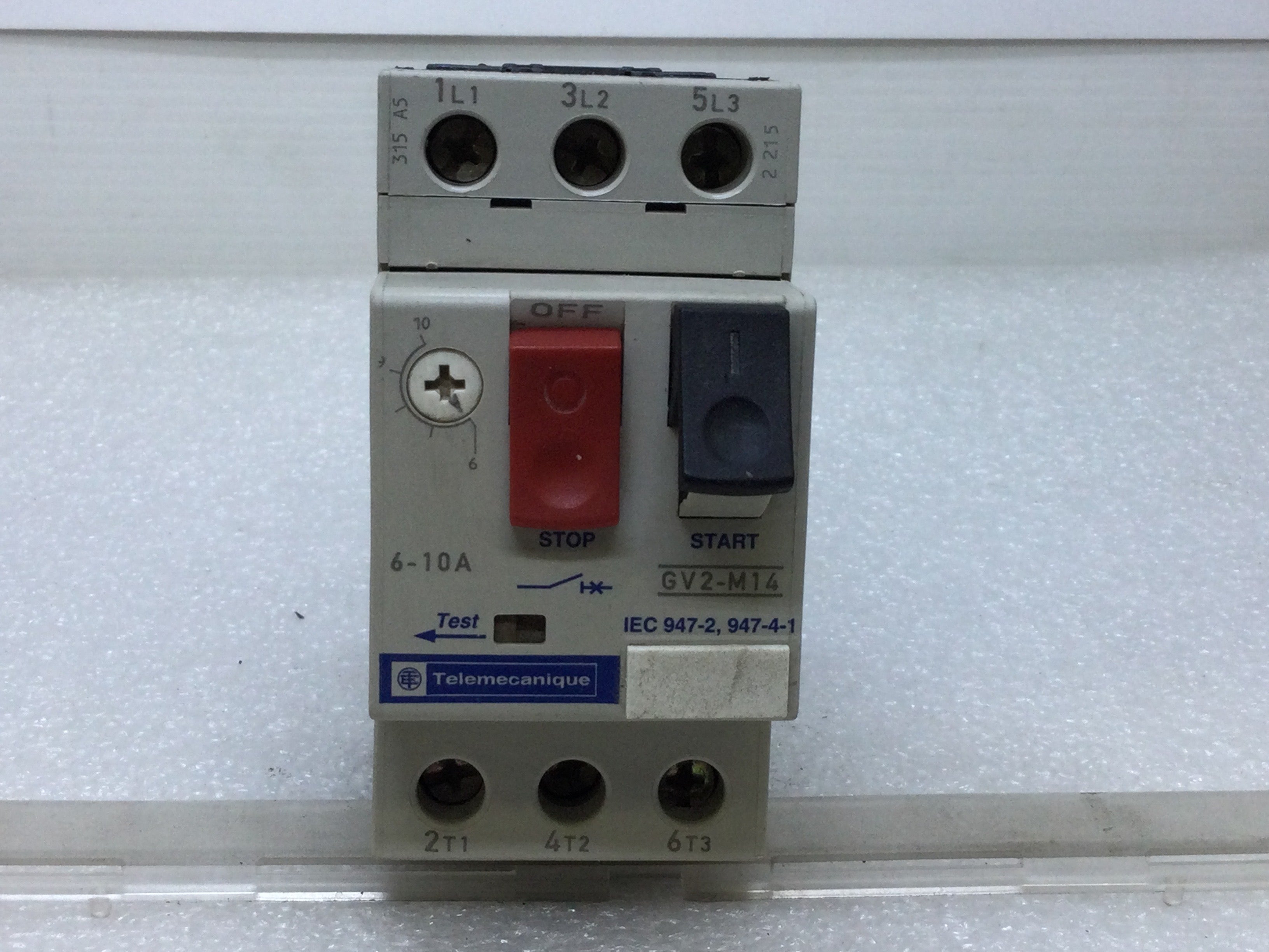 Schneider Electric/Telemecanique GV2-M14 Motor Circuit Breaker 6-10Amp