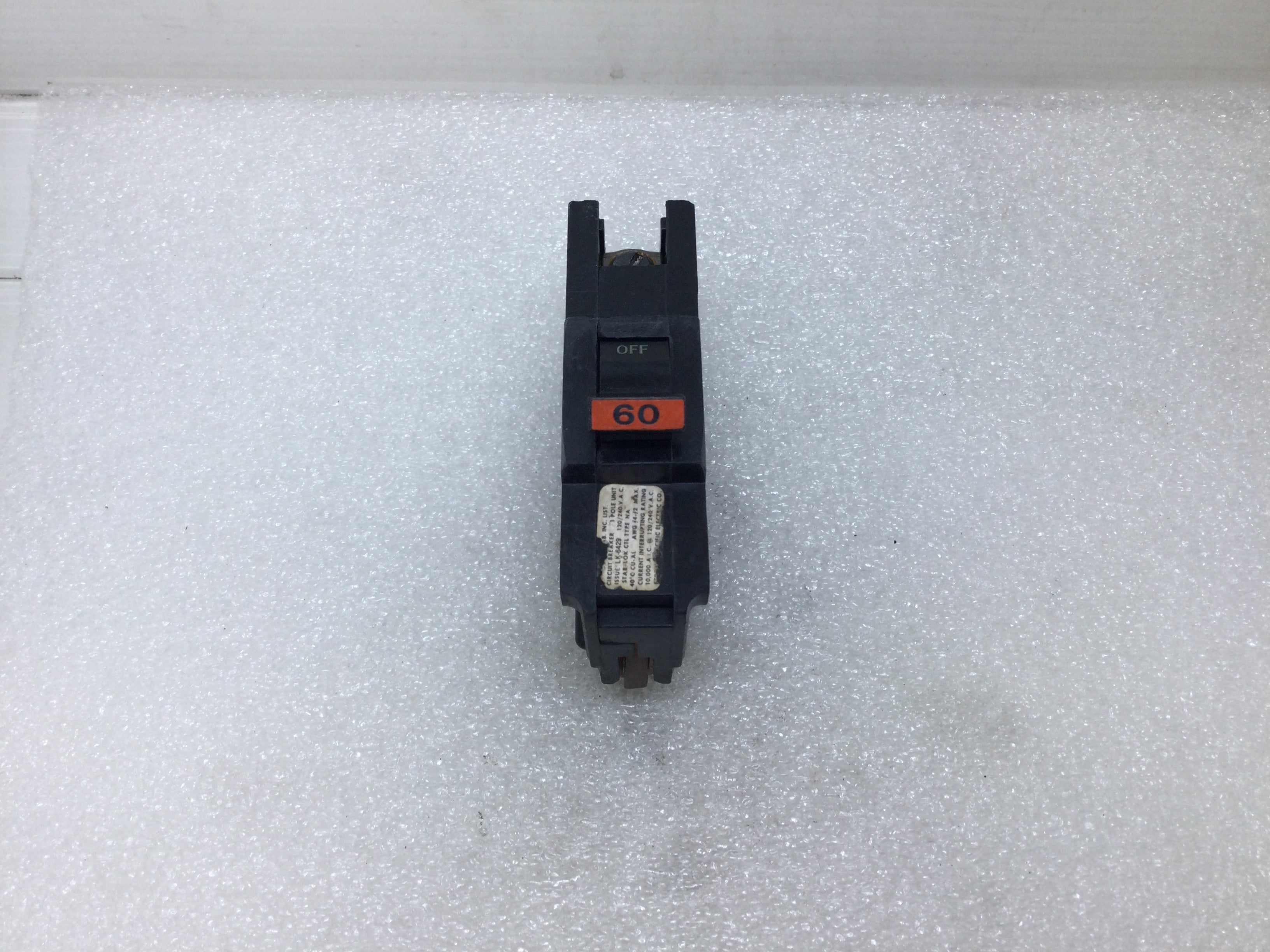 FPE NA160 60 Amp 1 Pole Stab-Lok Type NA Thick Federal Pacific Breaker