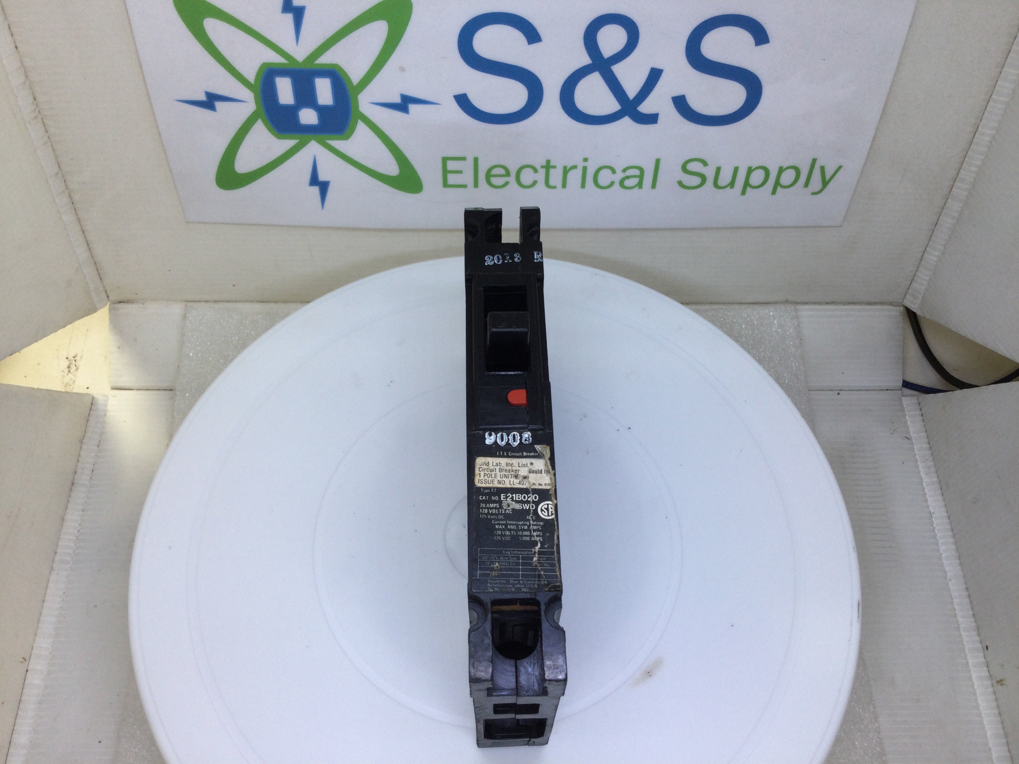 ITE Gould E21B020 20 Amp Single Pole 120V Circuit Breaker