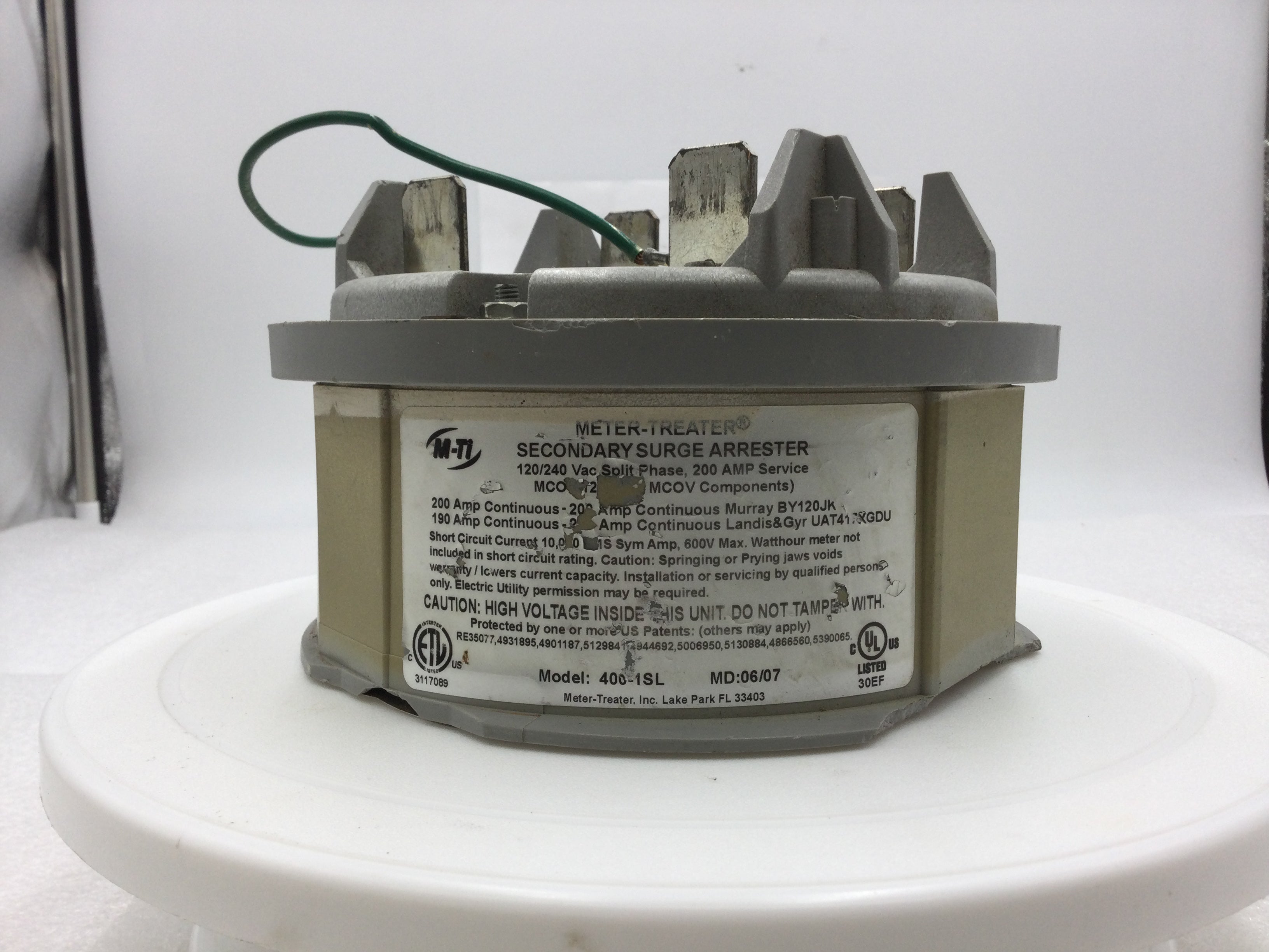 M-TI Meter-Treater 400-1SL Meter Based Surge Protection Device