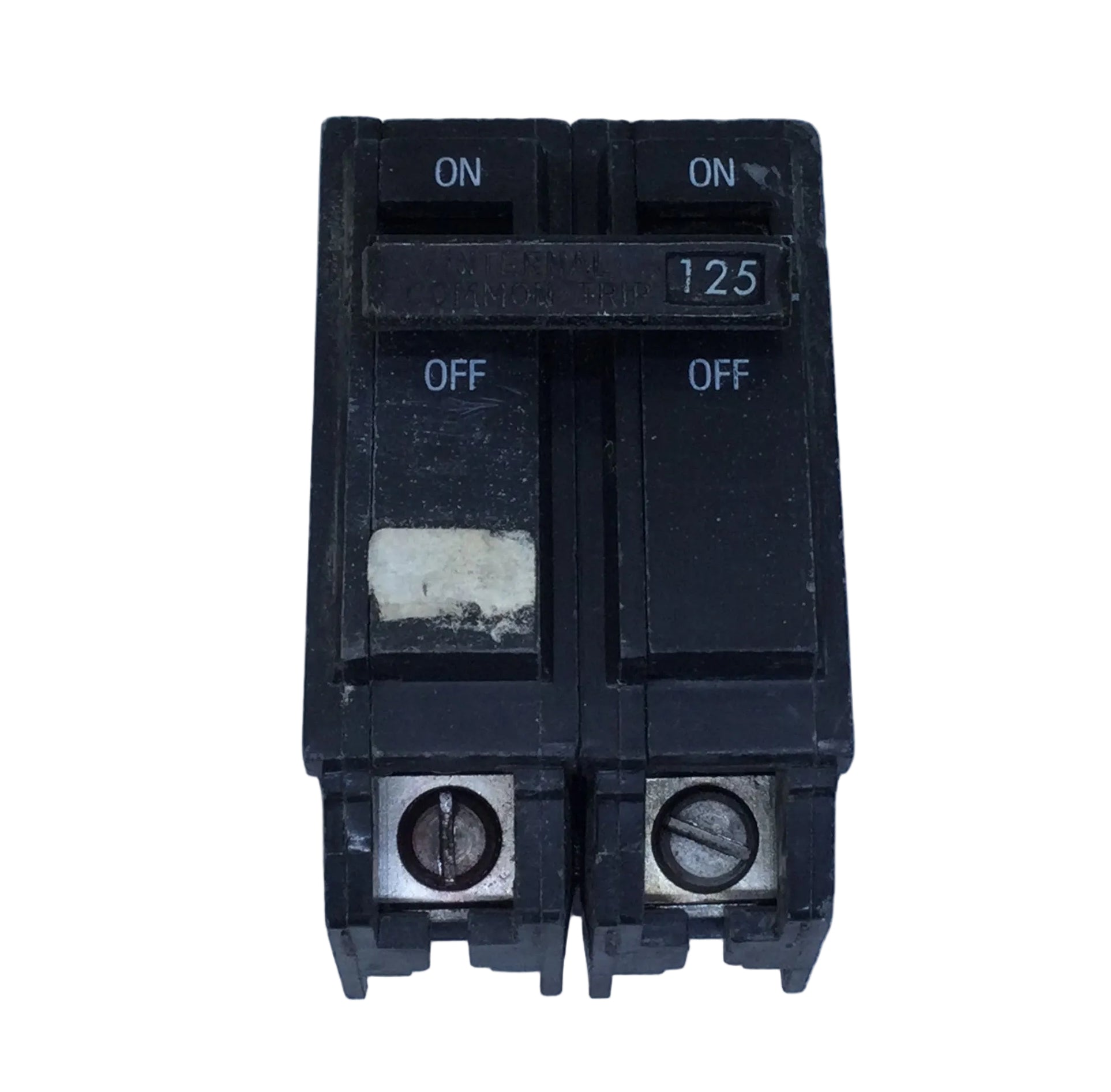 GE THQL21125 125 Amp 2 Pole 120/240V Type THQL Circuit Breaker - Old S