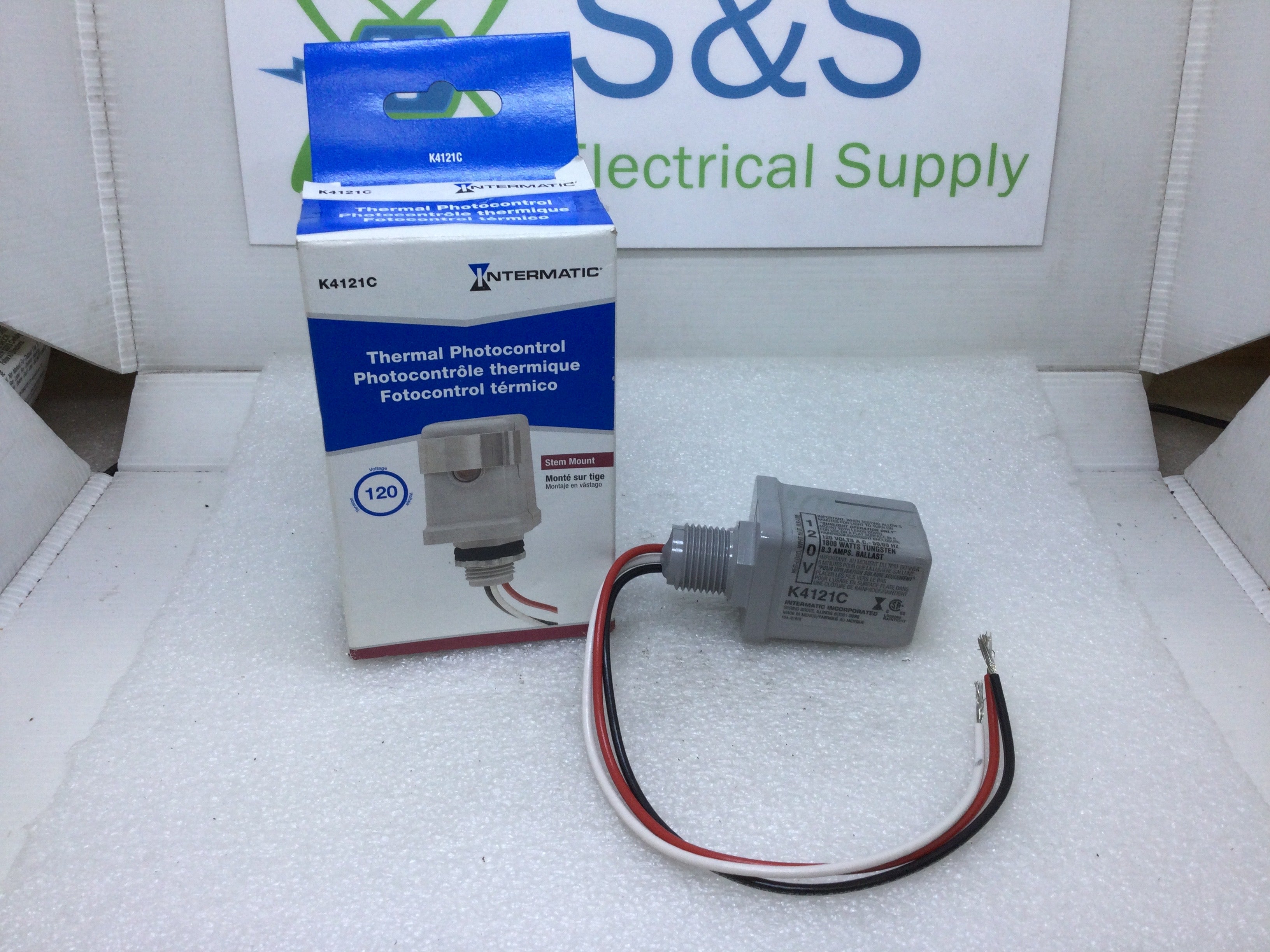 Intermatic K4121C Thermal PhotoControl 120V 50/60Hz