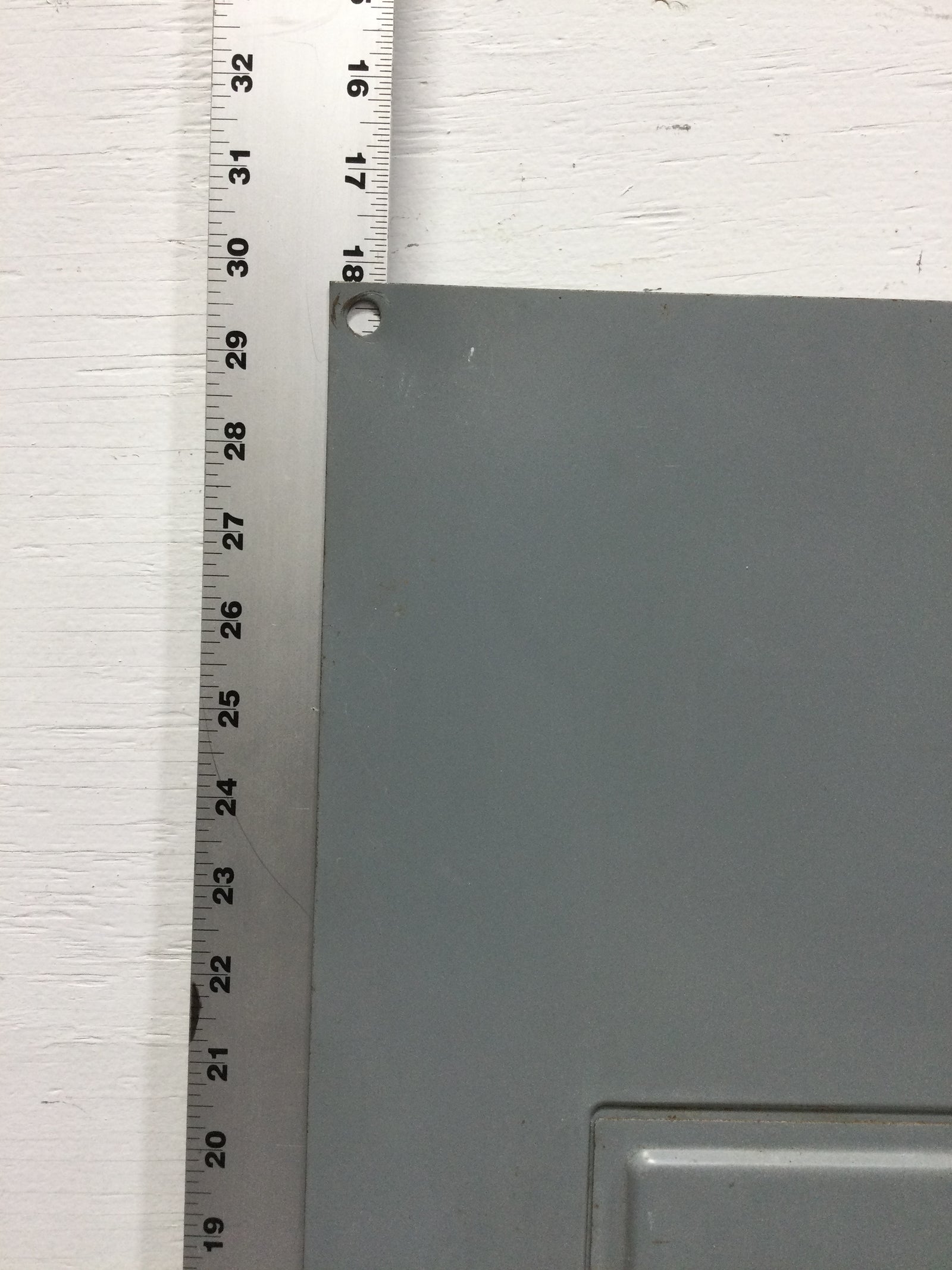 Square D QOC30U 200 Amp 30 Space Panel Door w/Main Only 29 7/8" x 14 1