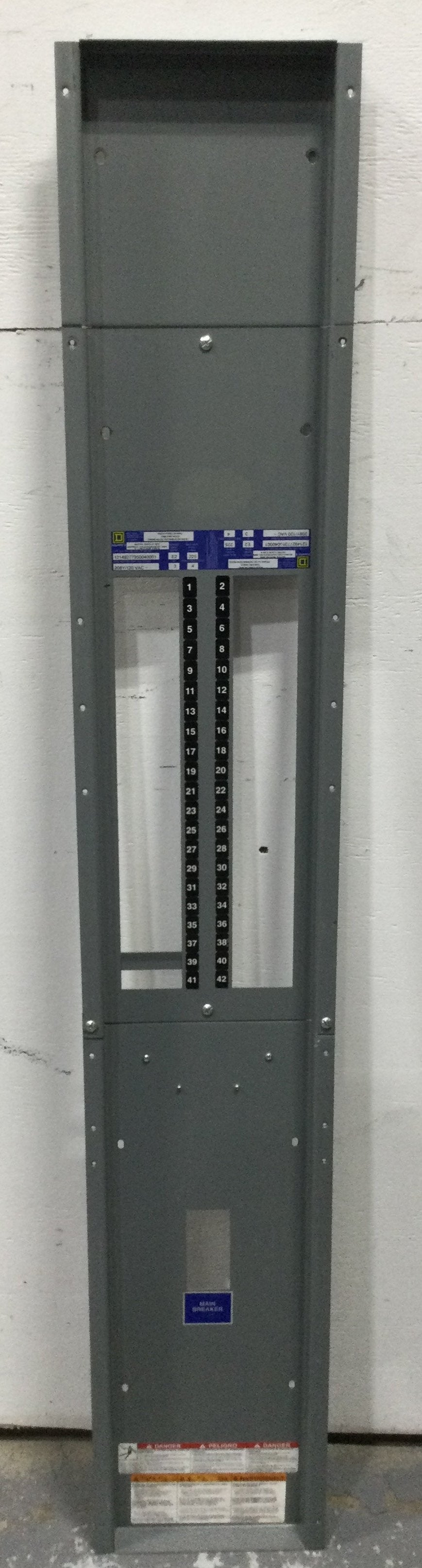 Square D NQOD Deadfront 42 space - compatible with MHC62S NEMA 1 Surfa