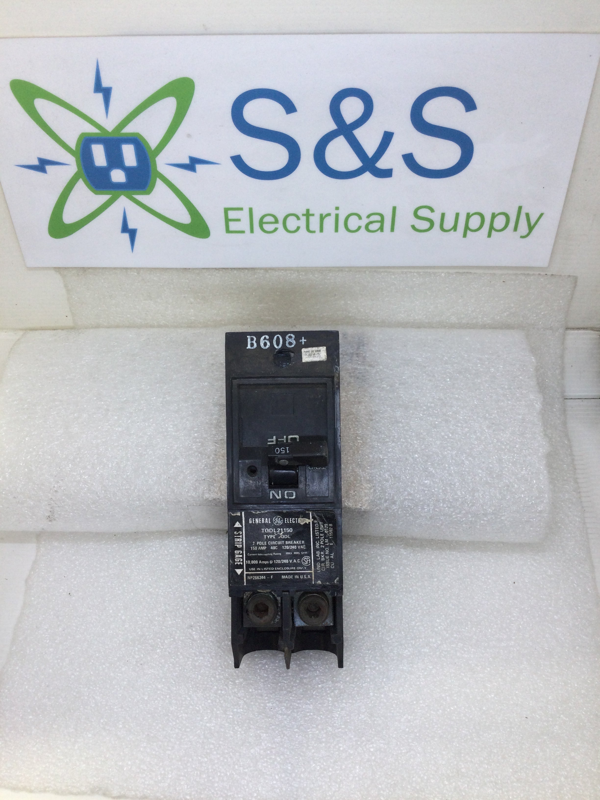 GE General Electric TQDL21150 150 Amp 2 Pole 240V Type TQDL Circuit Br
