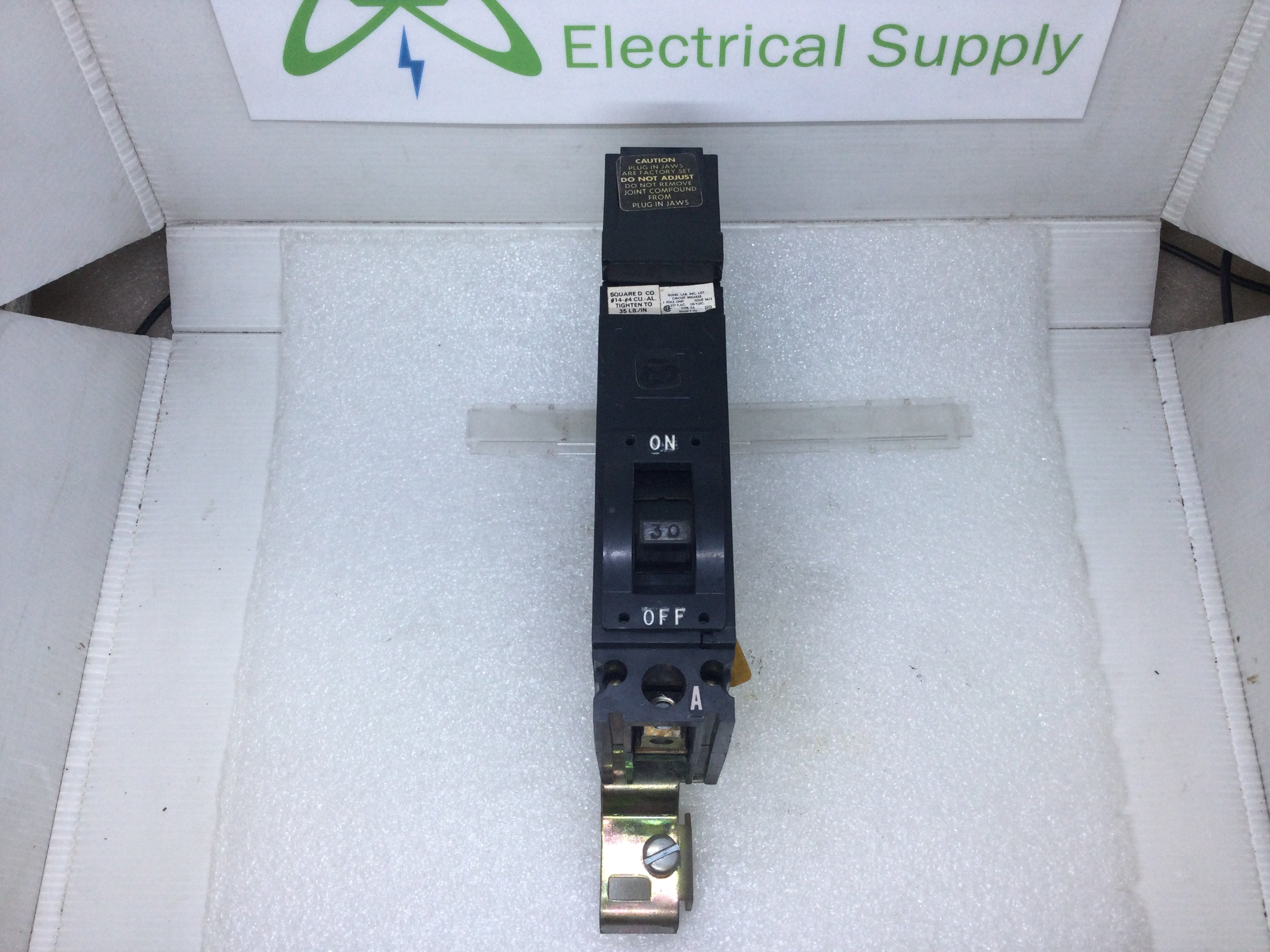 Square D FA-14030A, B, C Type FA 30 Amp 1 Pole 120V I-Line Circuit Bre