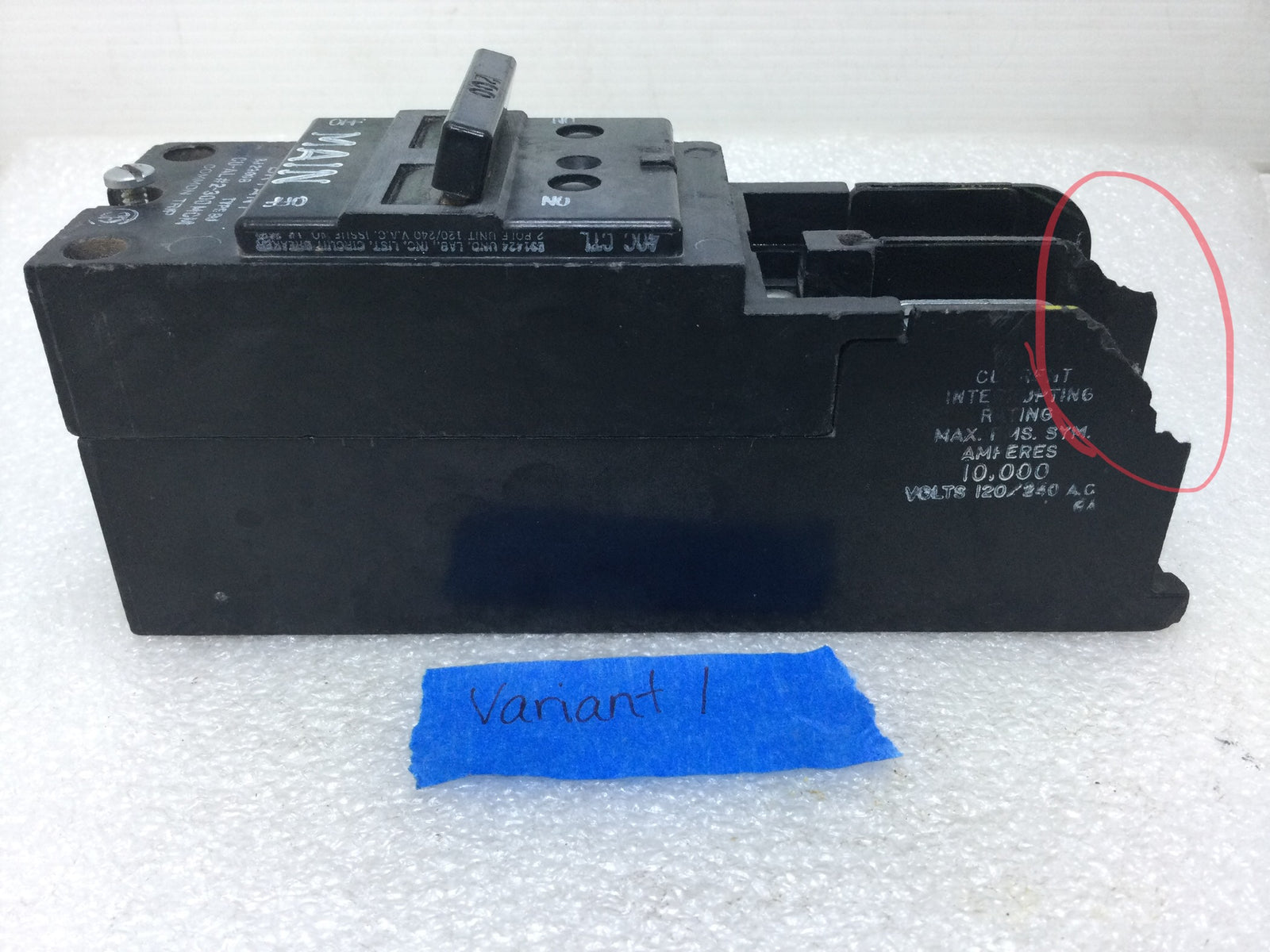 Bryant BJ2200B 200 Amp 240 Volt 2 Pole Circuit Breaker BJ2200