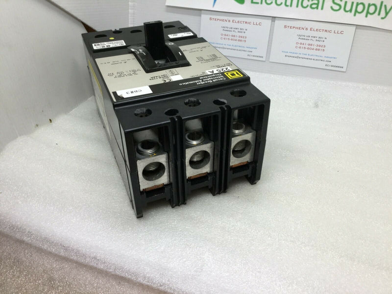 Square D KAL36225 225 Amp 3 Pole 600V 250vdc 42ka@240v Circuit Breaker