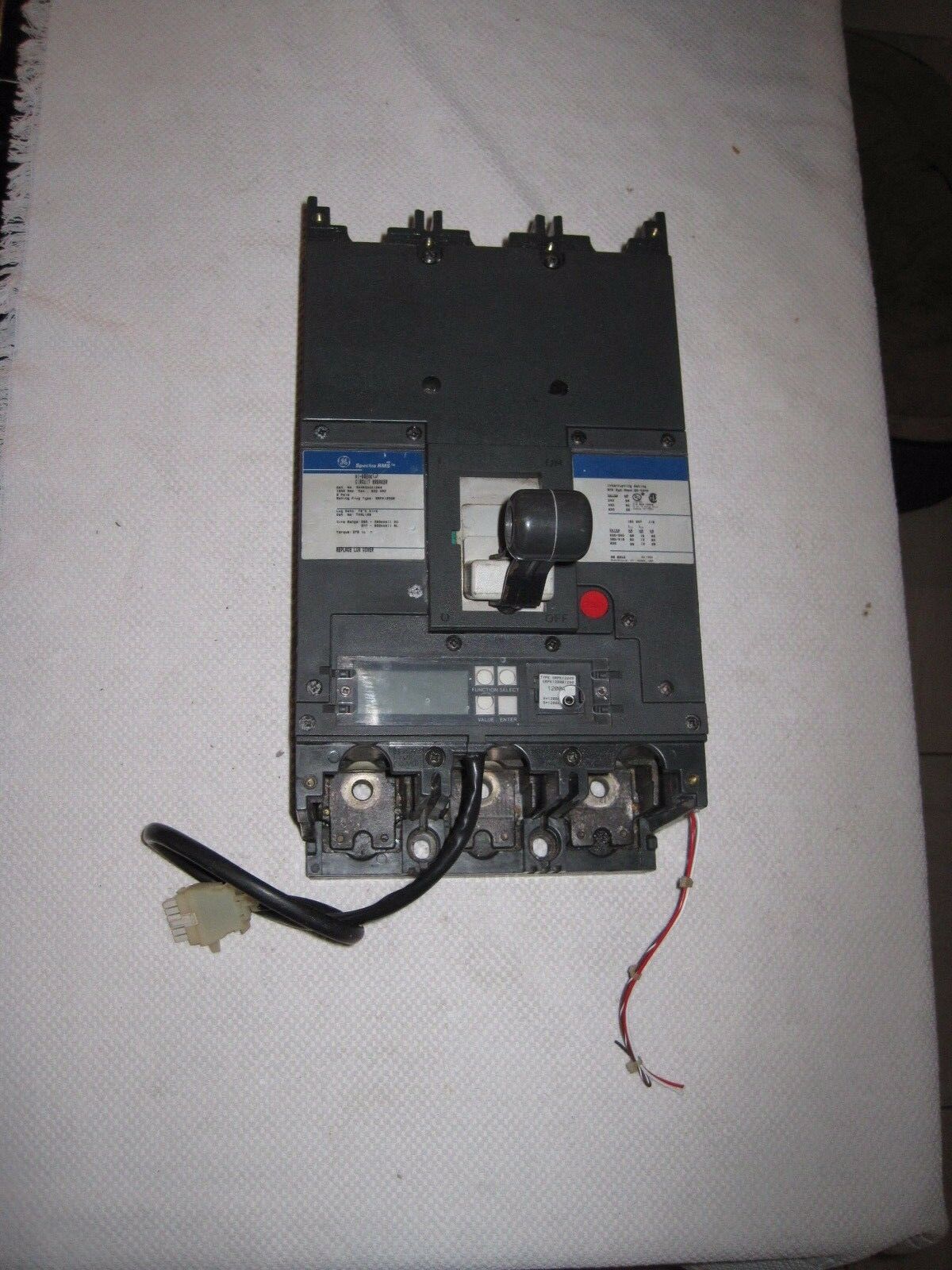 Ge 3-Pole 600vac 1200a Spectra Rms Hi-Break Circuit Breaker Skhb36dd12