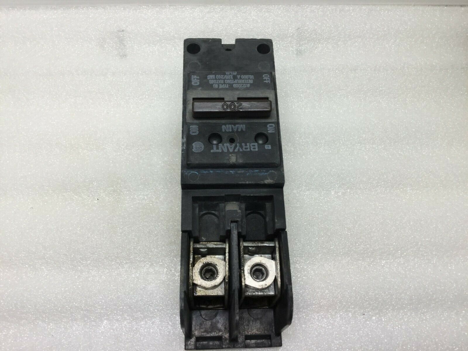 Bryant BJ2200B 200 Amp 240 Volt 2 Pole Circuit Breaker BJ2200