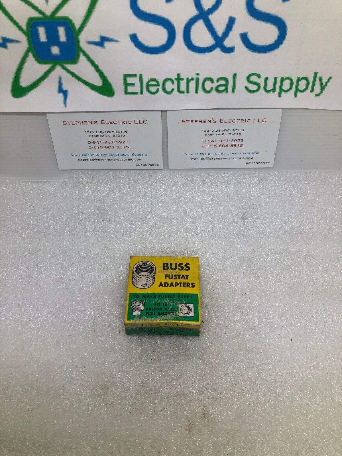 (4) New Box Of 4 Buss Fustat Sa-15 Fuse Adapters
