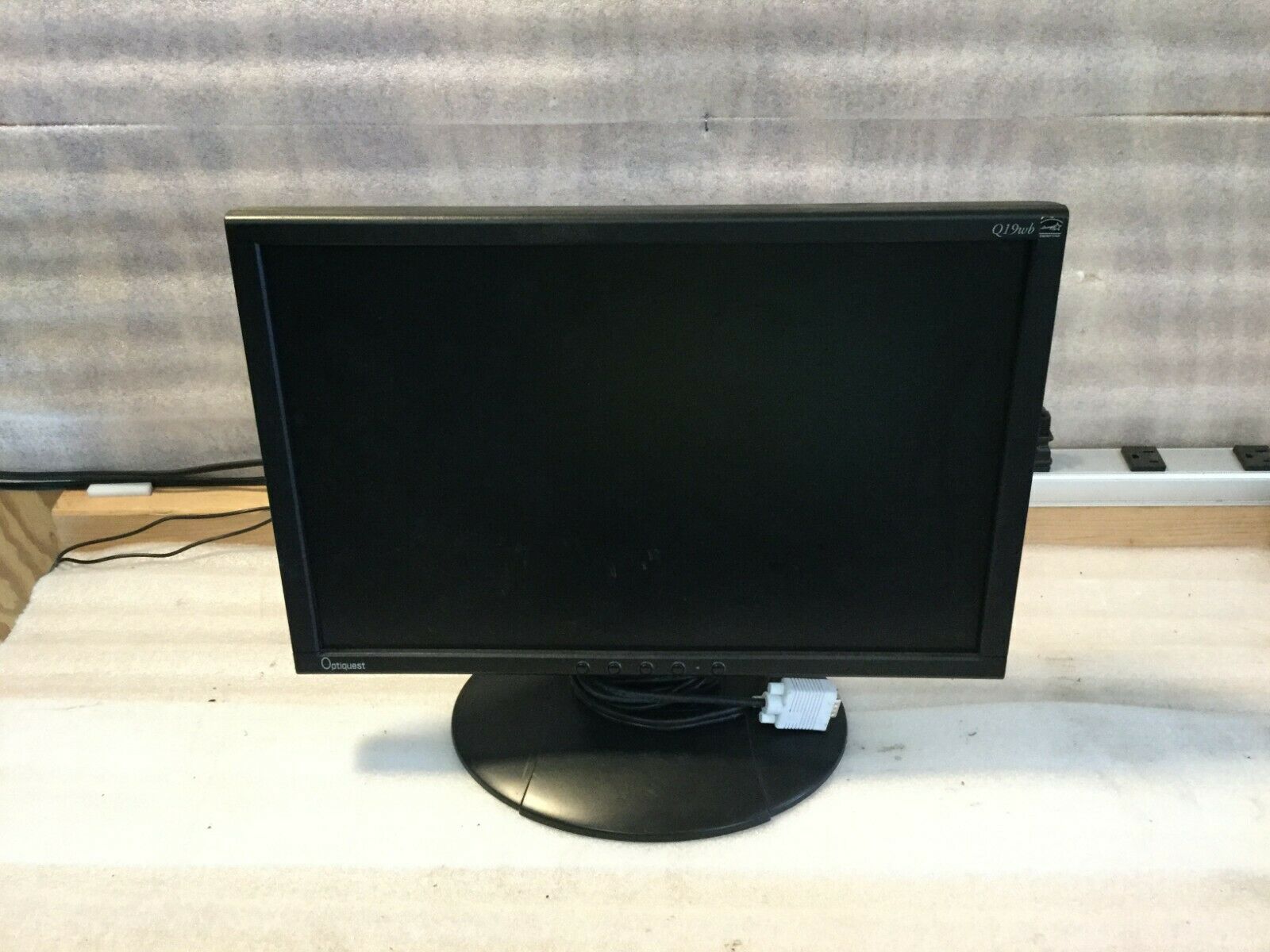 Optiquest Q19wb Monitor 19" Lcd Display Model# Vs11578